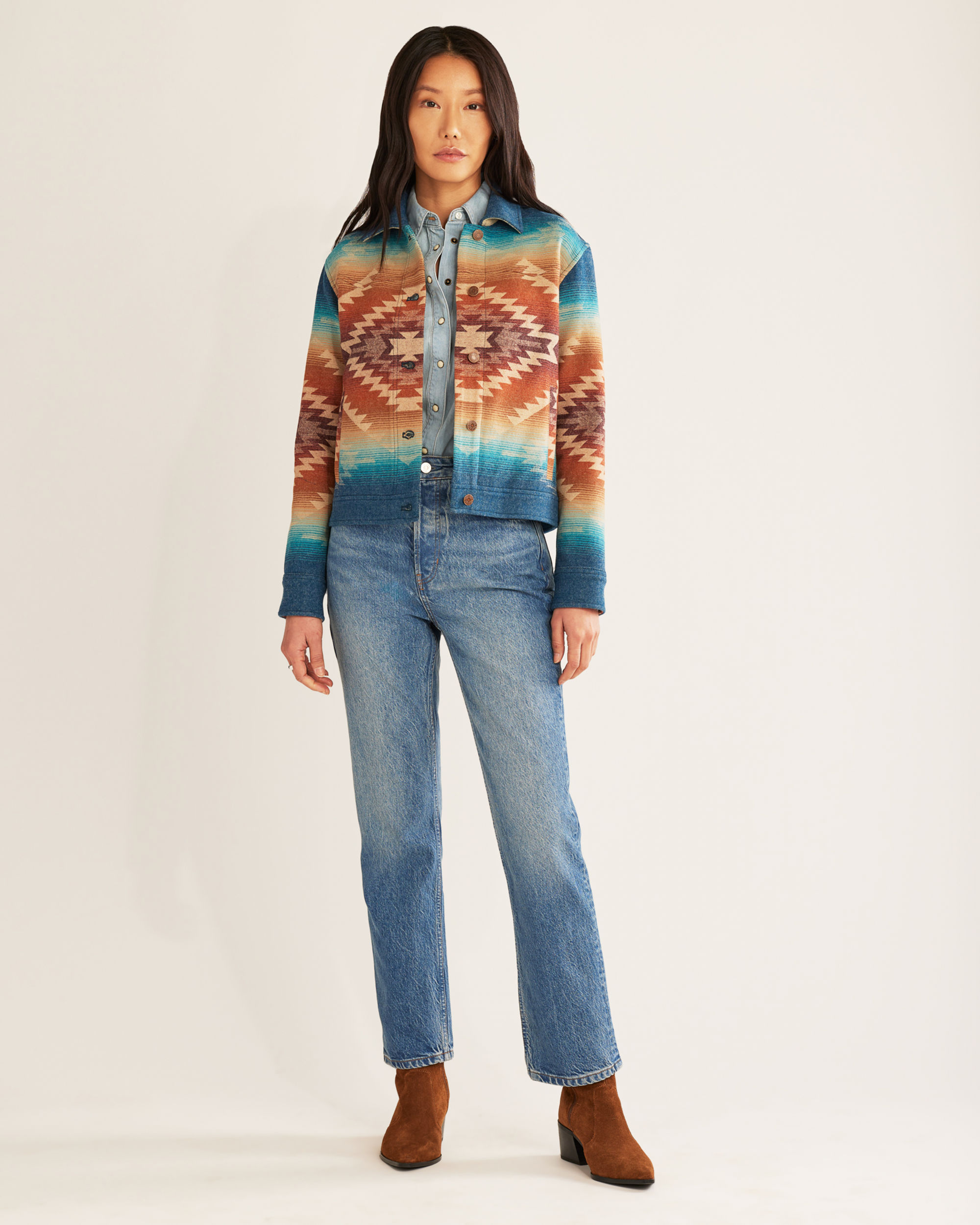 Stay Warm & Stylish with Women's Canyon Wool Jacket | Pendleton