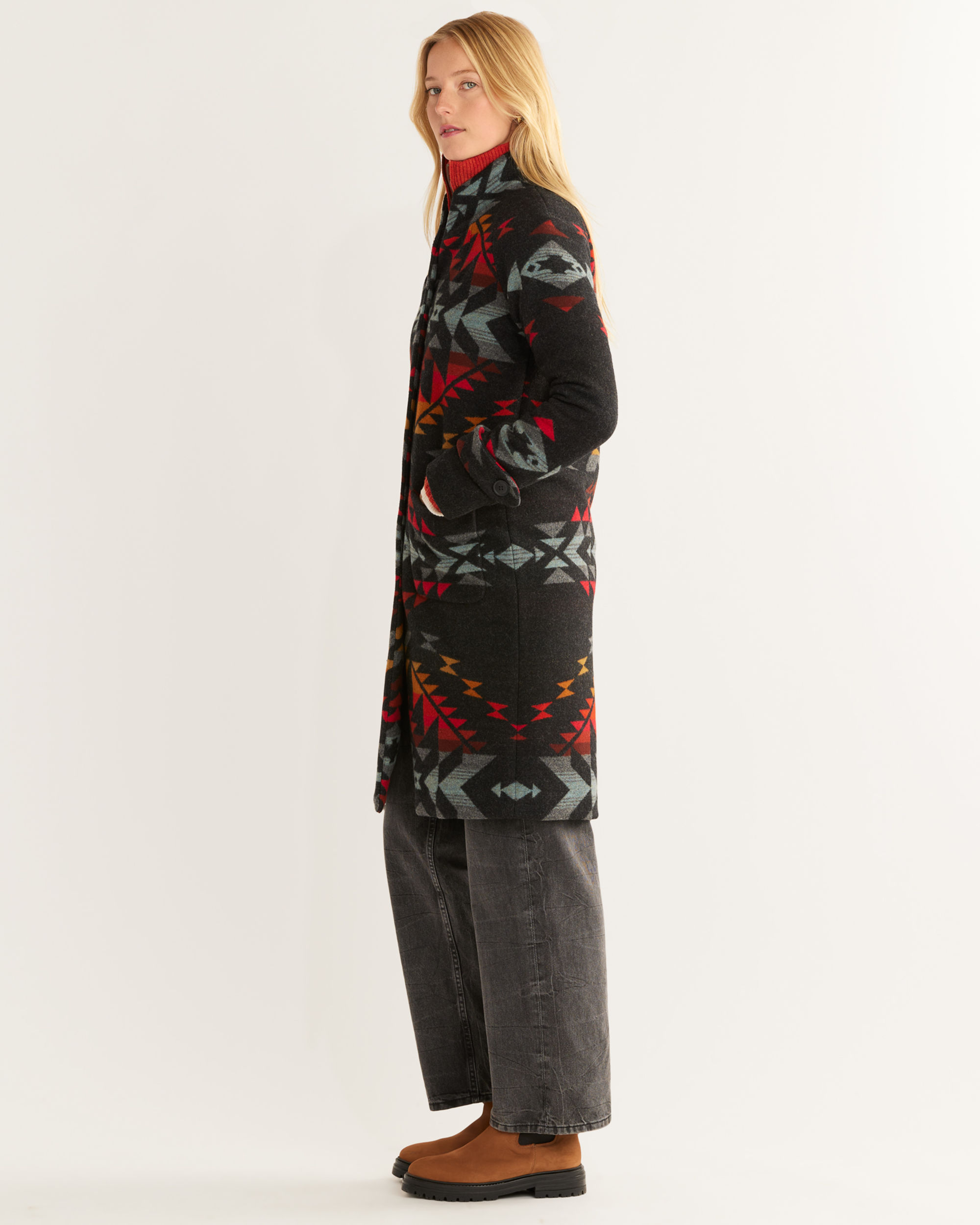 WOMEN'S BRIDGE CREEK ARCHIVE BLANKET COAT | Pendleton