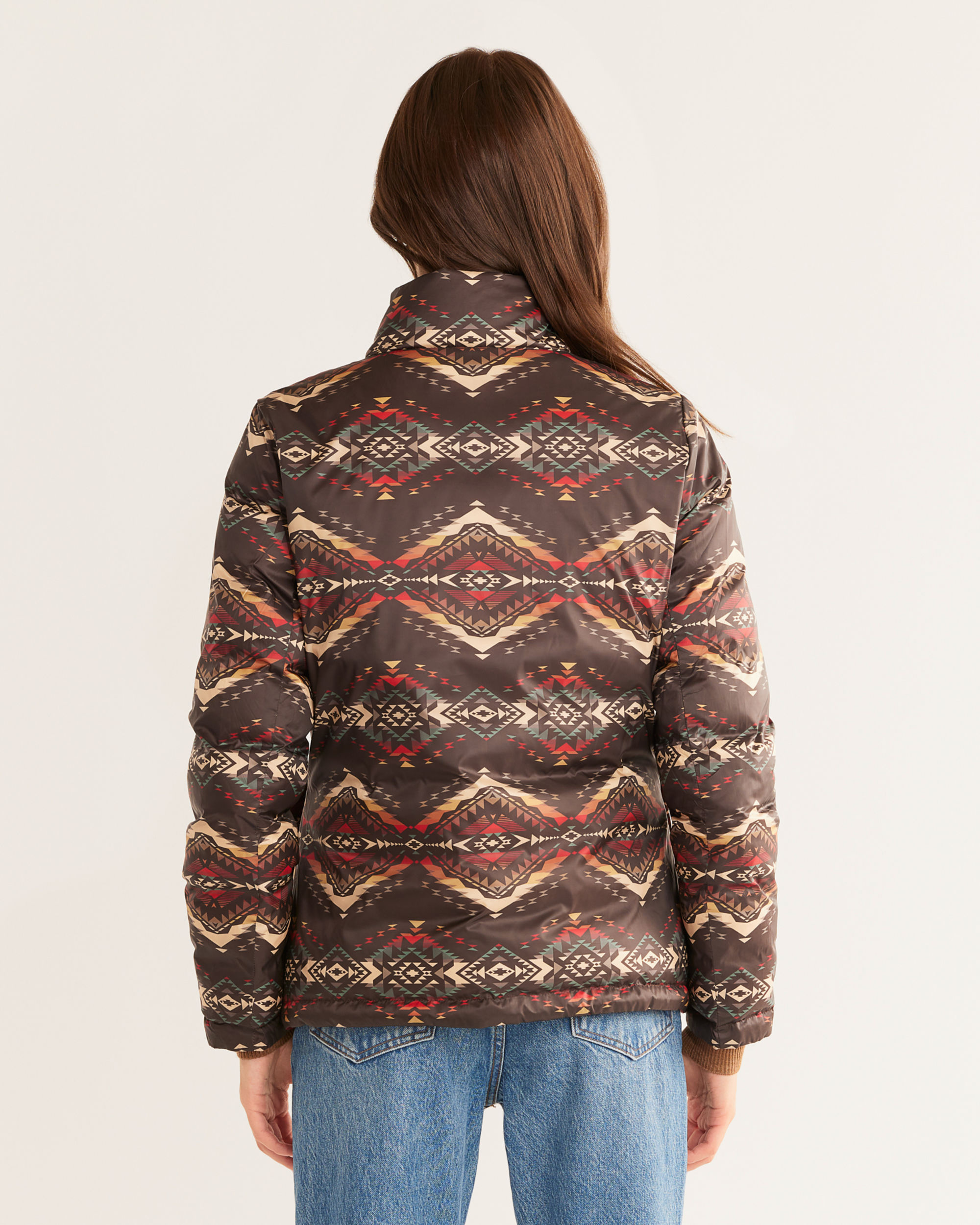 Stay Warm & Stylish: Women's Packable Down Reversible Jacket | Pendleton