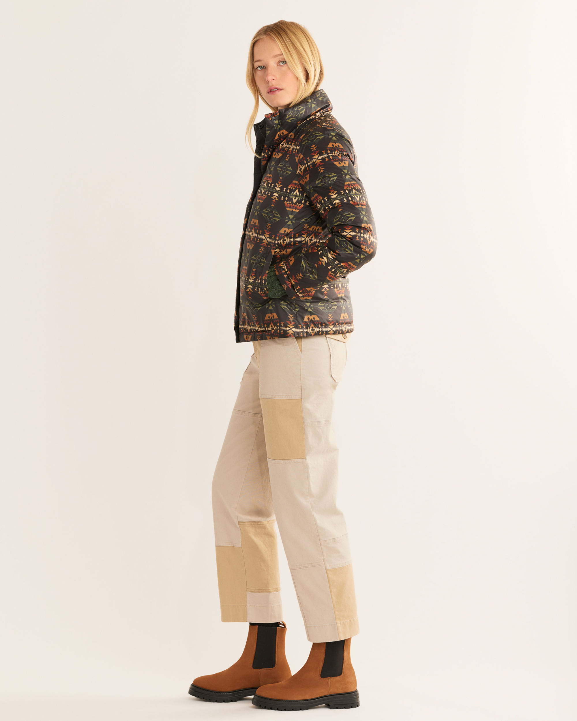 Stay Warm & Stylish: Women's Packable Down Reversible Jacket | Pendleton