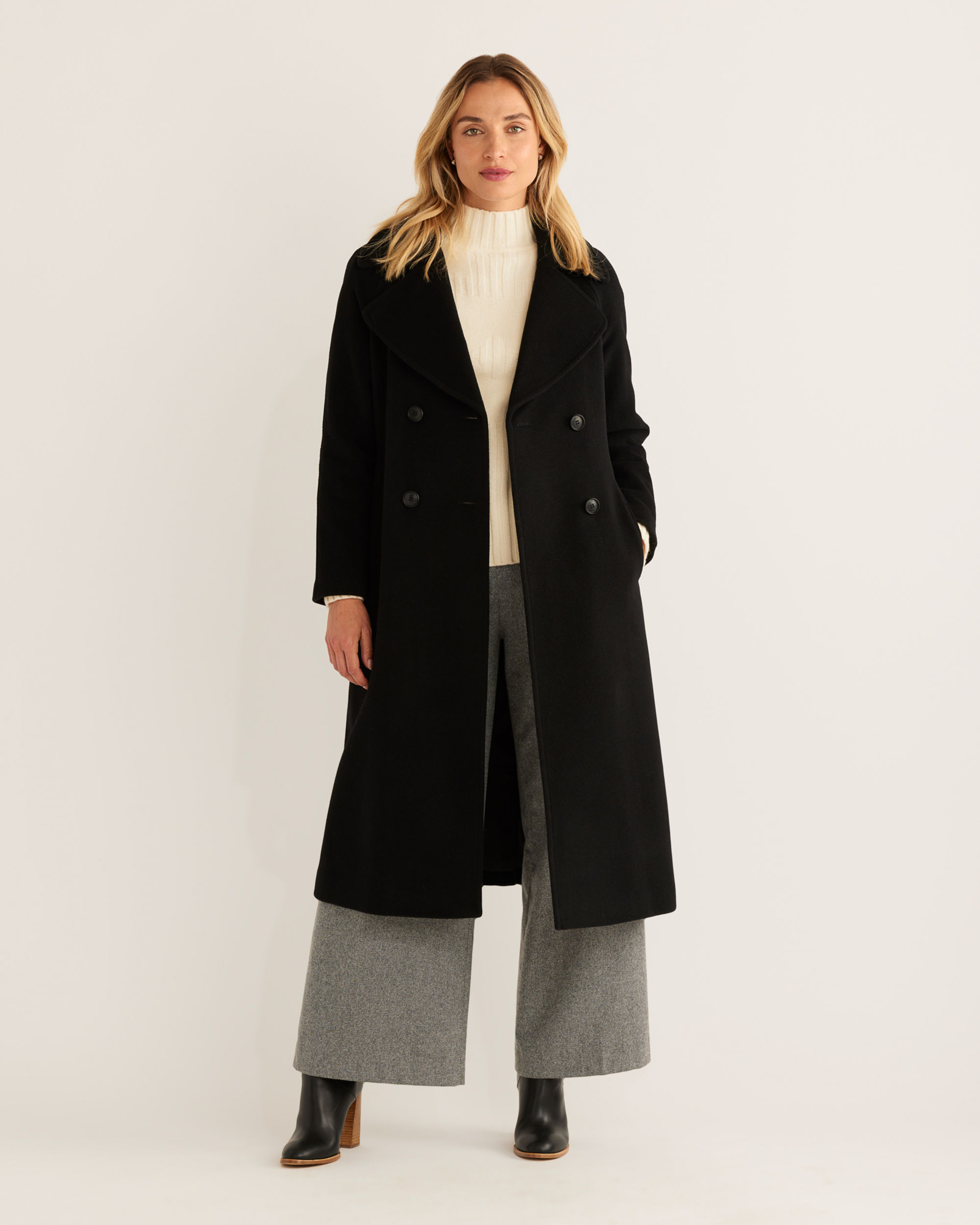 Look Stylish & Feel Cozy in Women's Uptown Long Wool Coat | Pendleton
