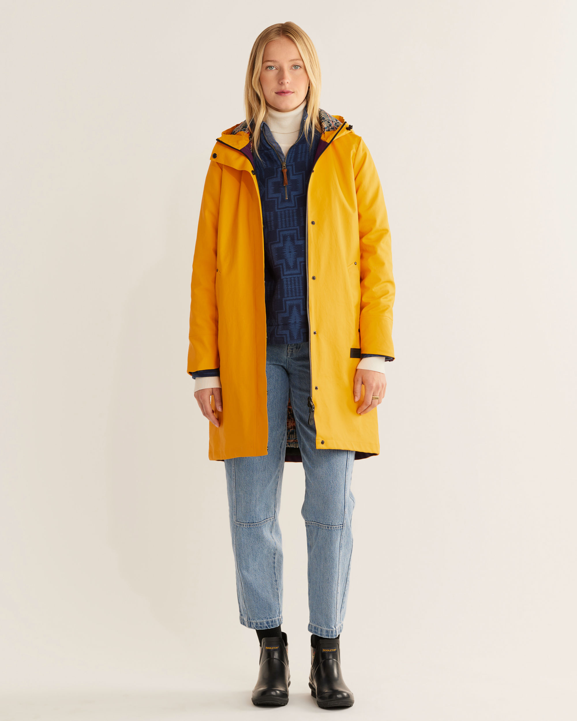 Look Stylish with Women's Victoria A-Line Slicker | Pendleton Woolen Mills