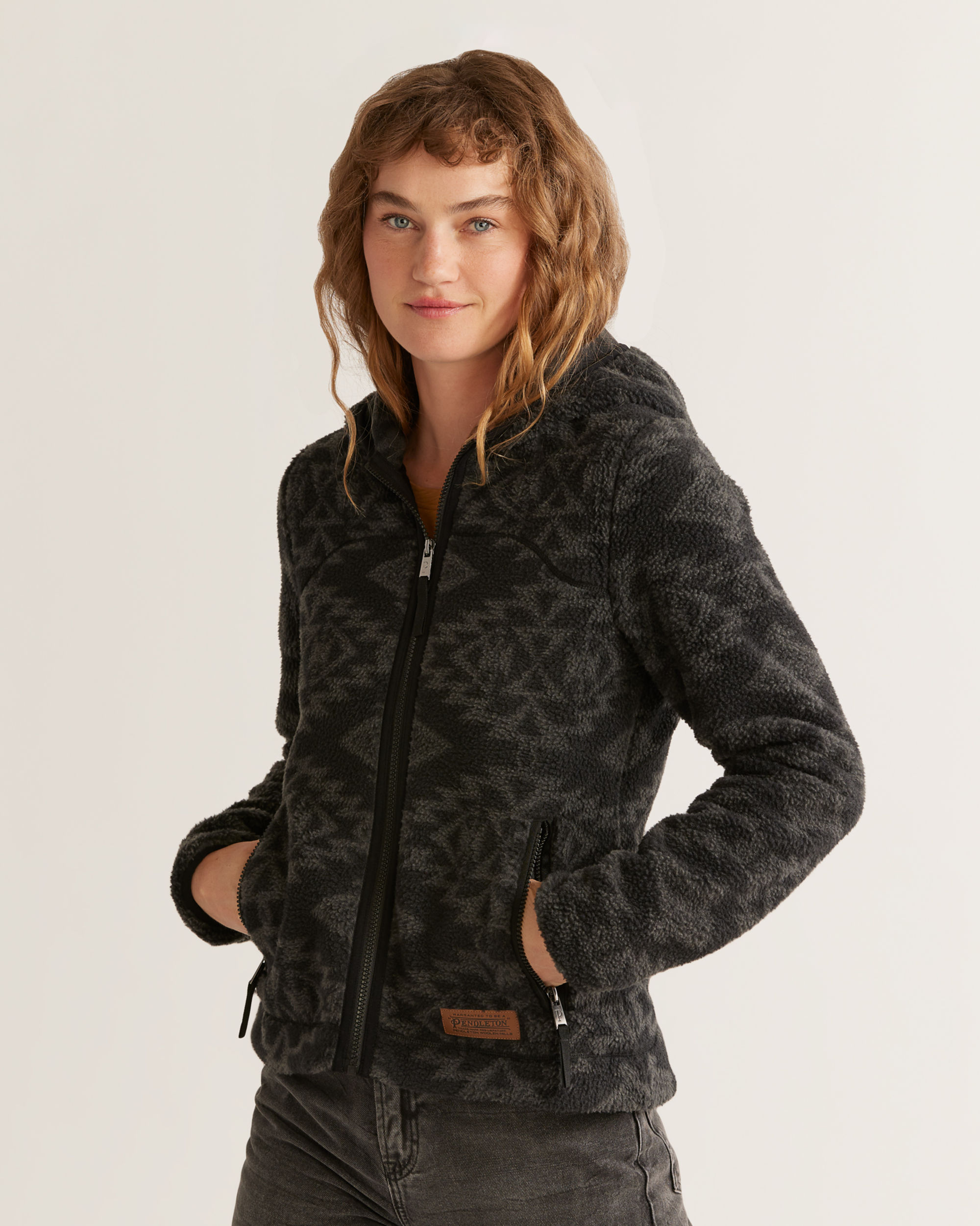 Shop Our Pendleton Women's Fleece Hooded Jacket | Pendleton