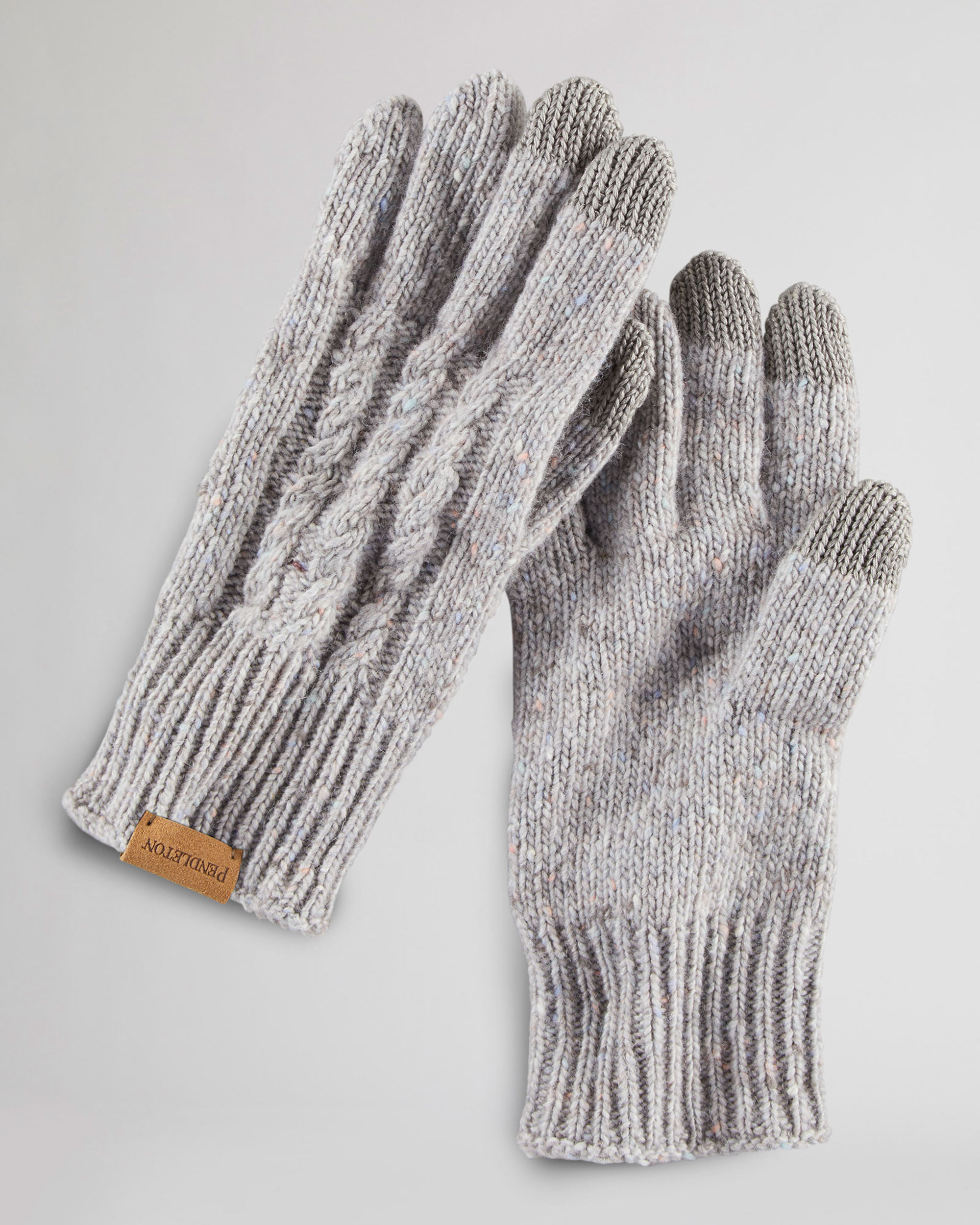MERINO CABLE KNIT TEXTING GLOVE