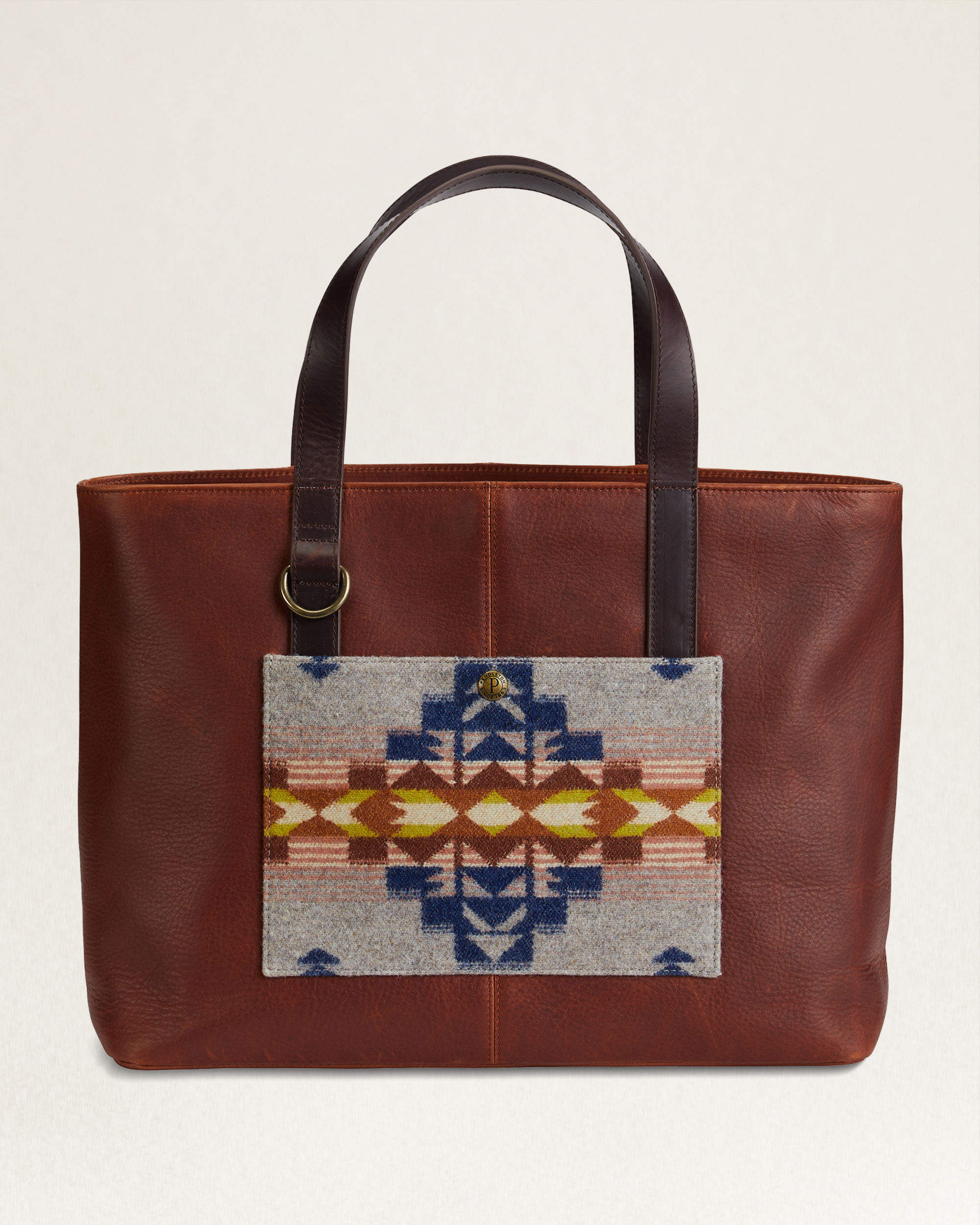 Desert Dawn Wool/Leather Shoulder Tote | Pendleton