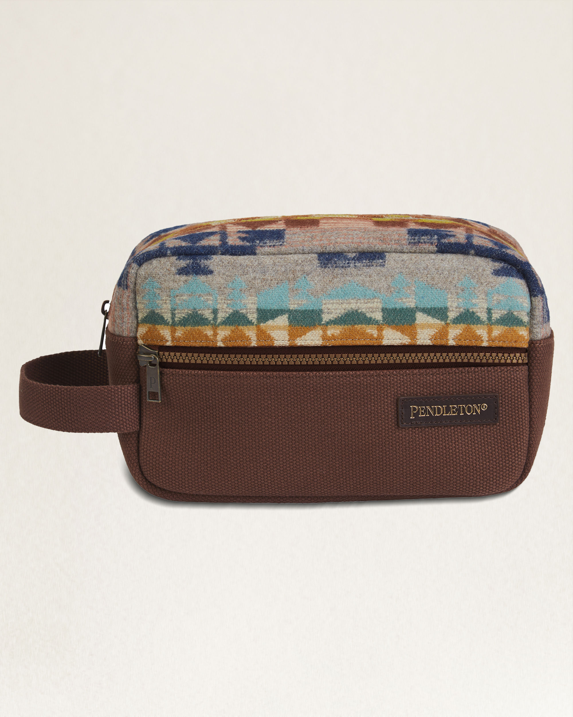Desert Dawn Wool/Leather Carryall Pouch | Pendleton