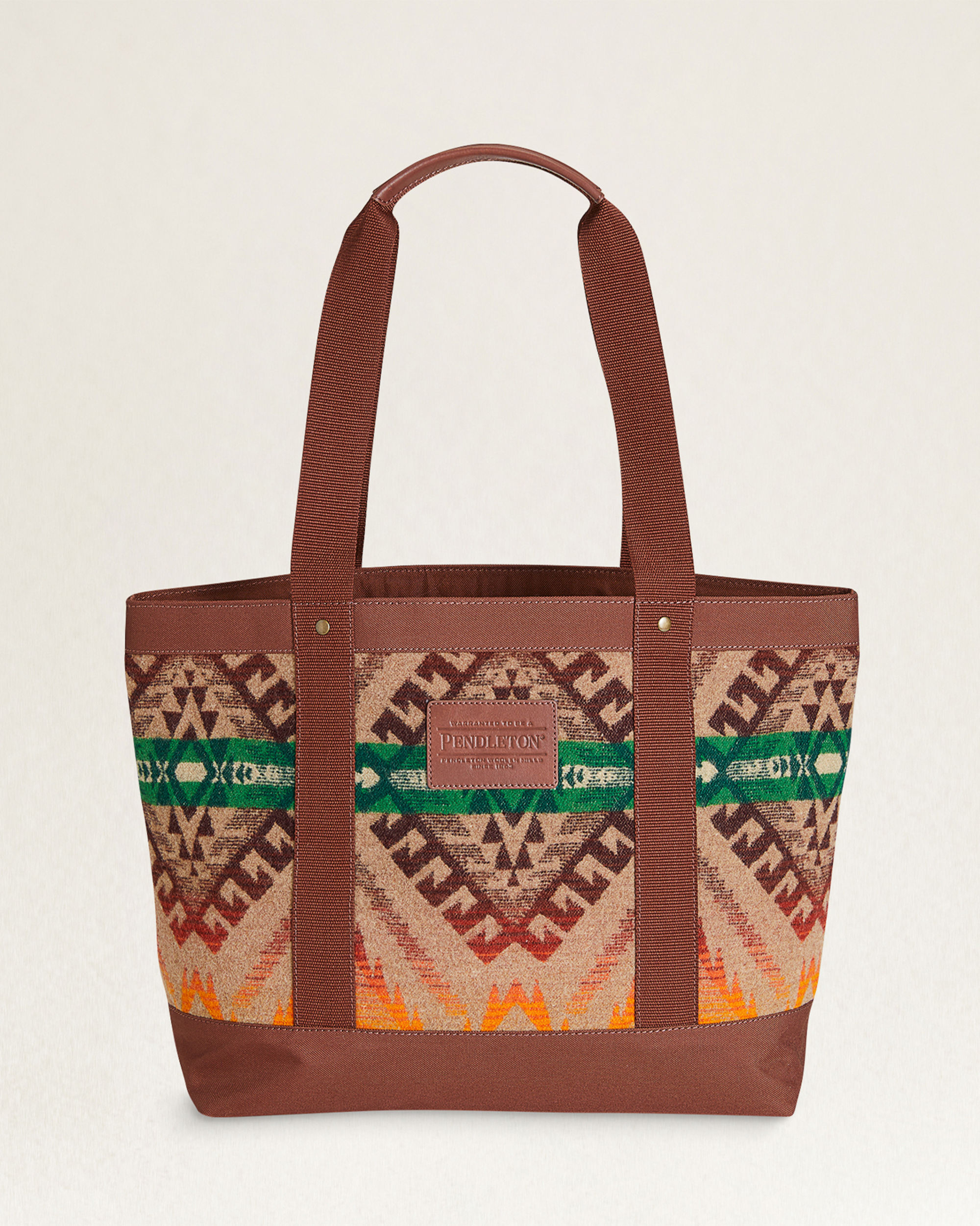 Stylish Everyday Tote with Unique Zip Closure | Pendleton