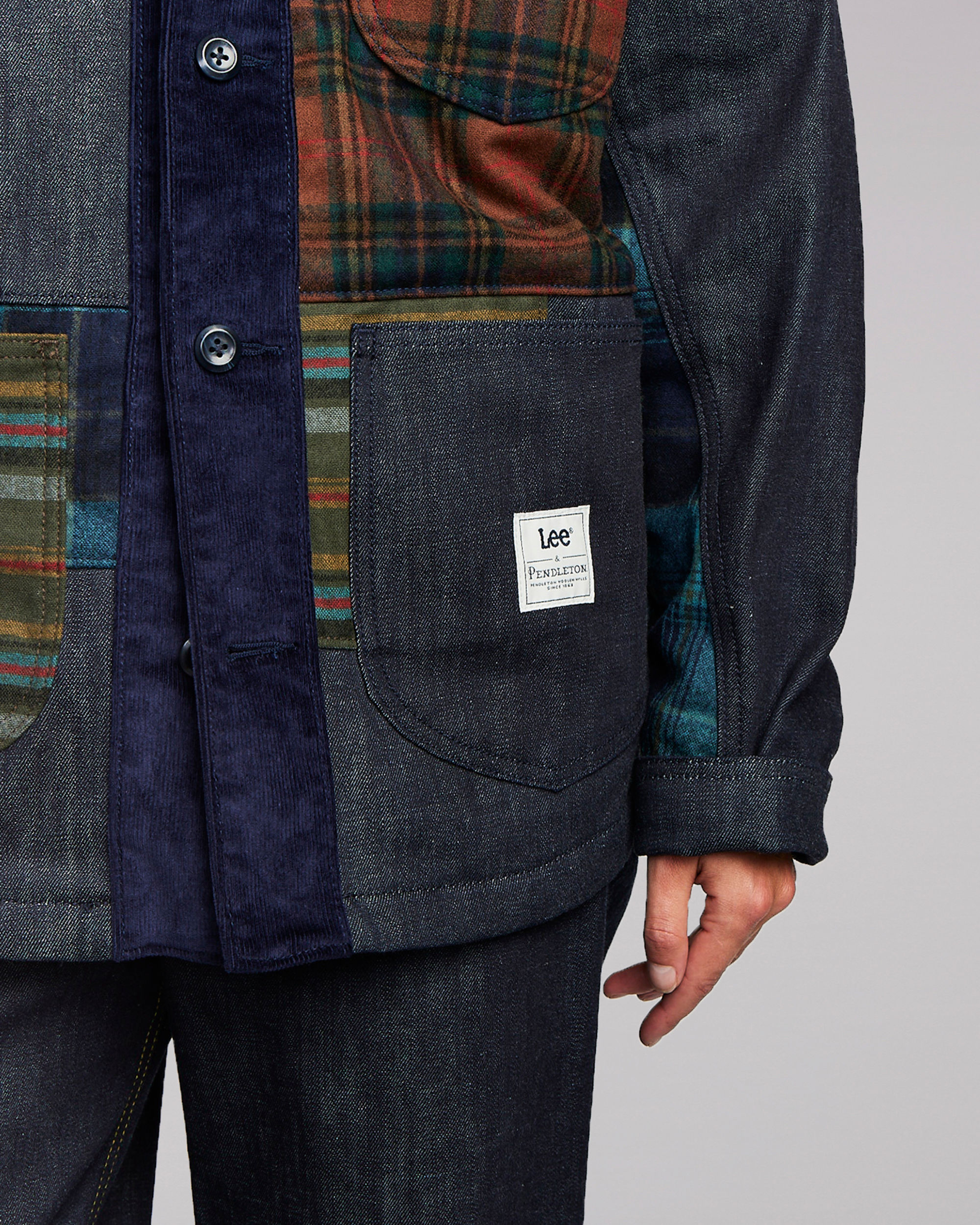 LEE X PENDLETON PATCHWORK CHORE JACKET