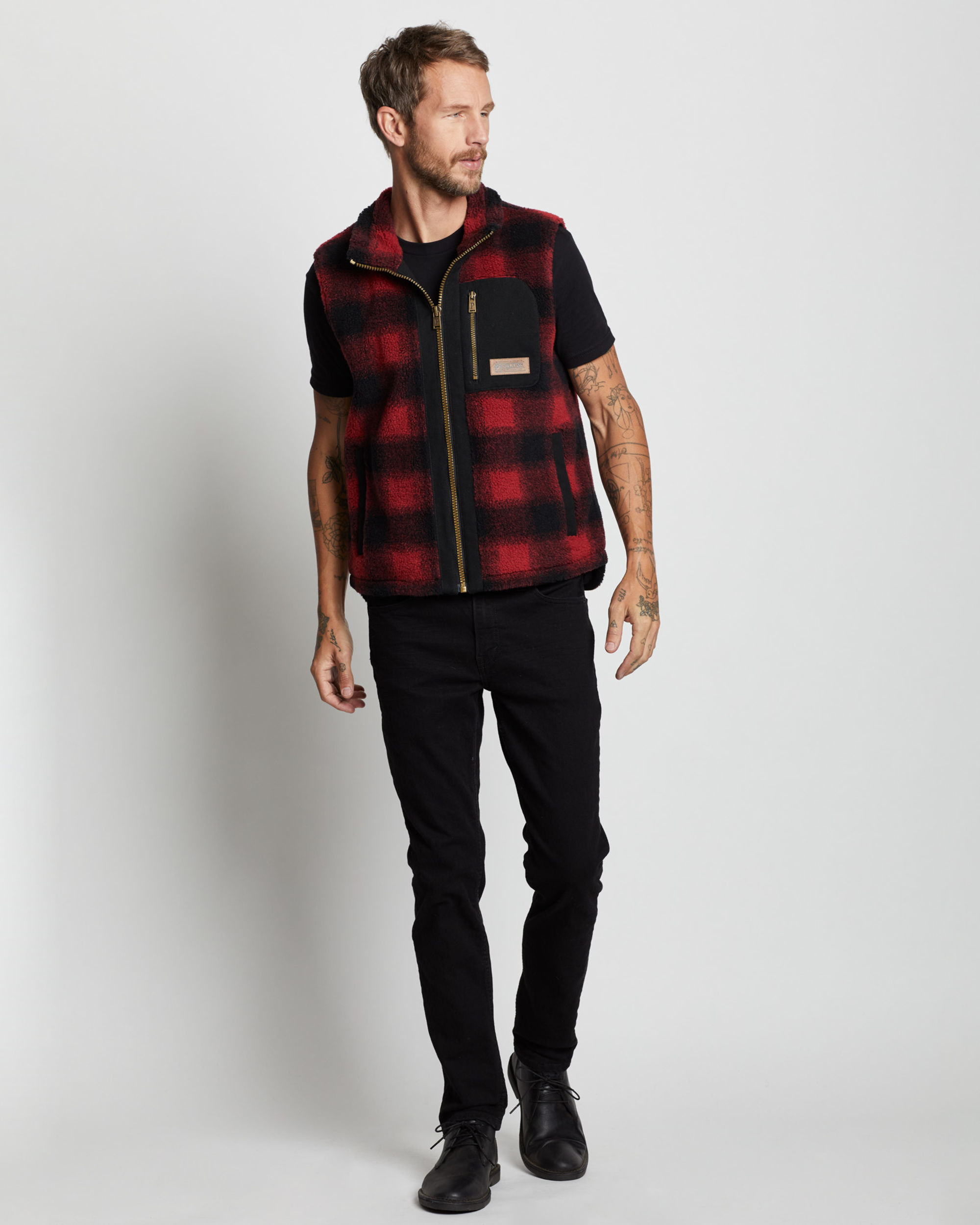 MEN'S RIDGELINE FLEECE VEST | Pendleton