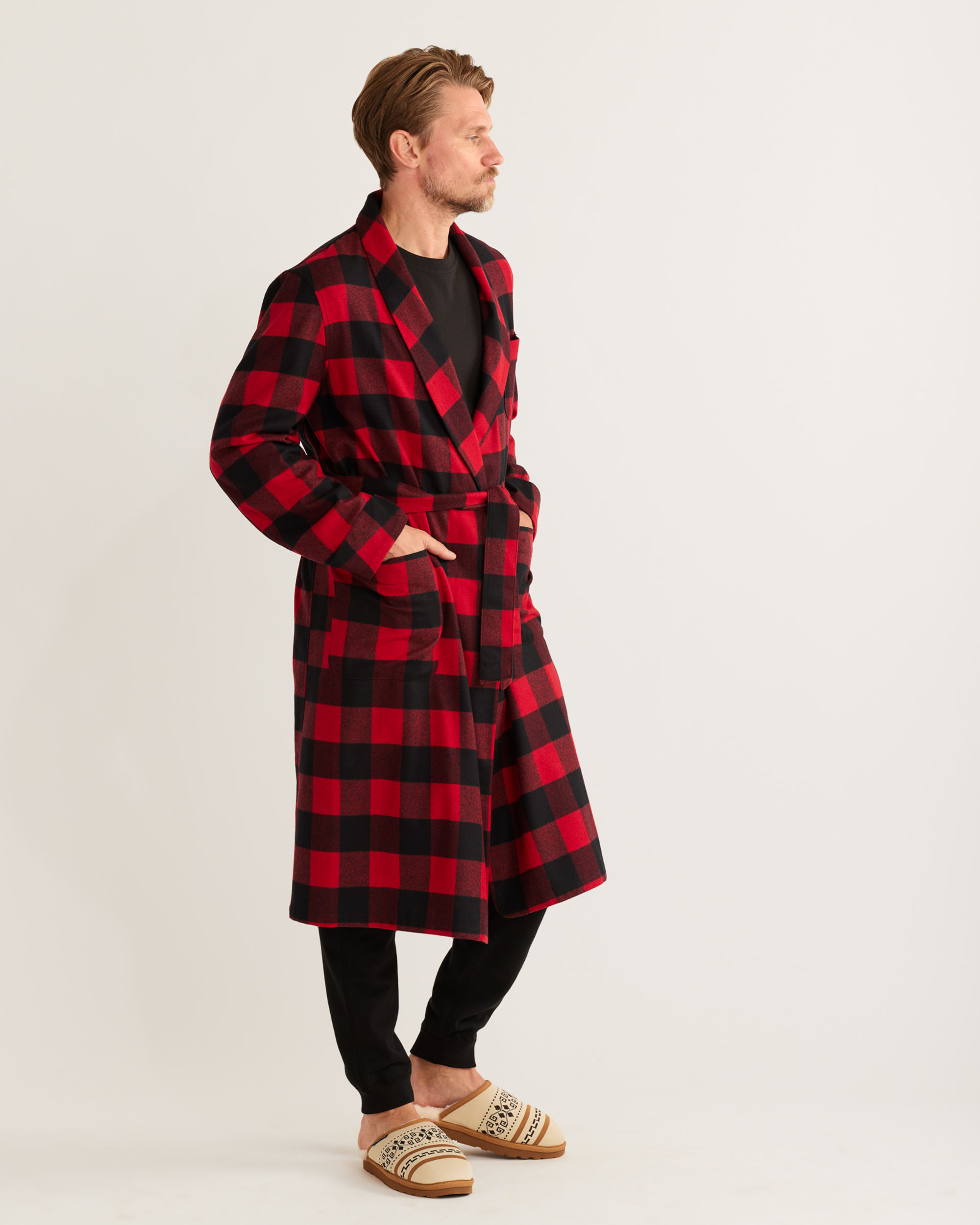 MEN'S WASHABLE WHISPERWOOL ROBE | Pendleton