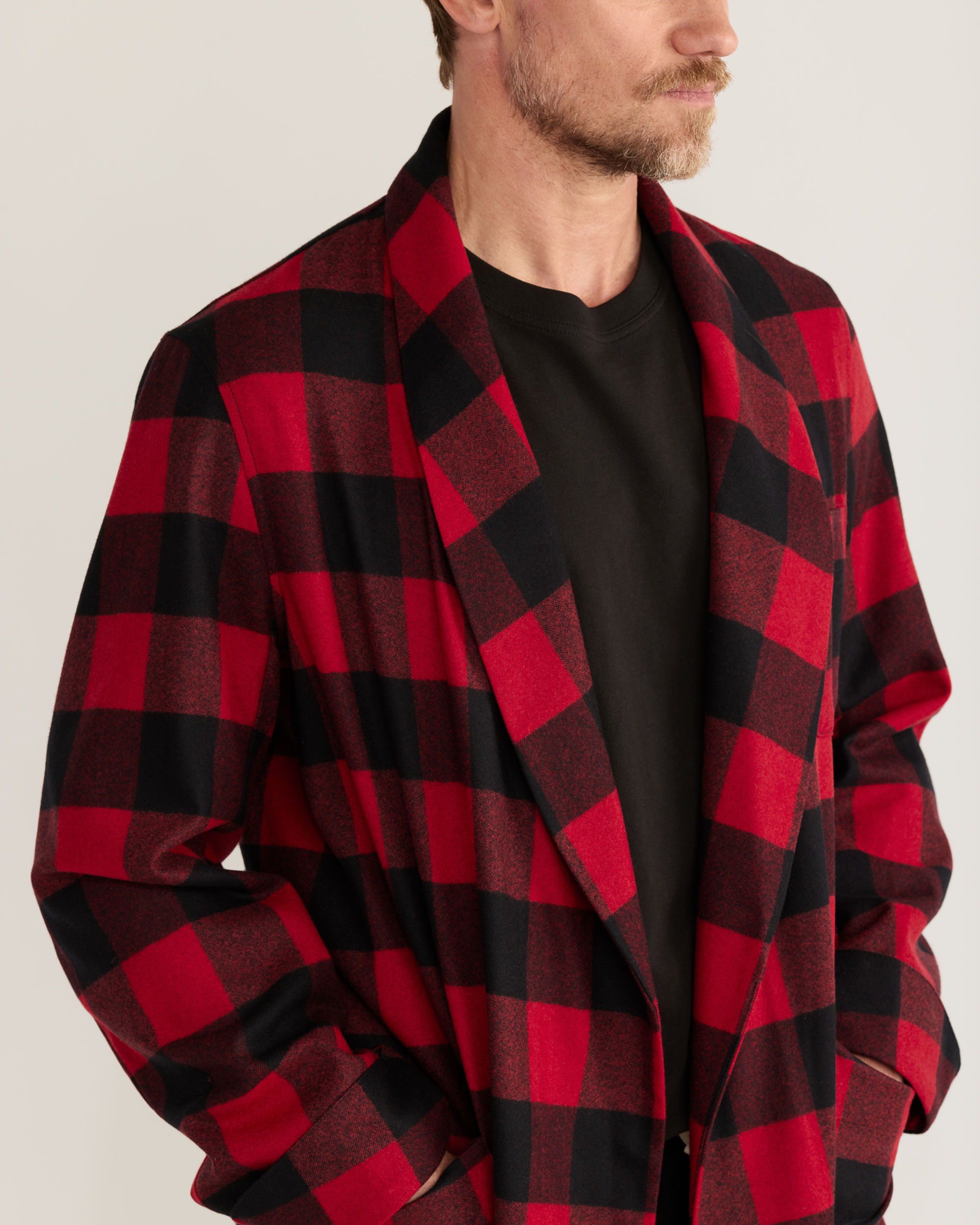 MEN'S WASHABLE WHISPERWOOL ROBE | Pendleton
