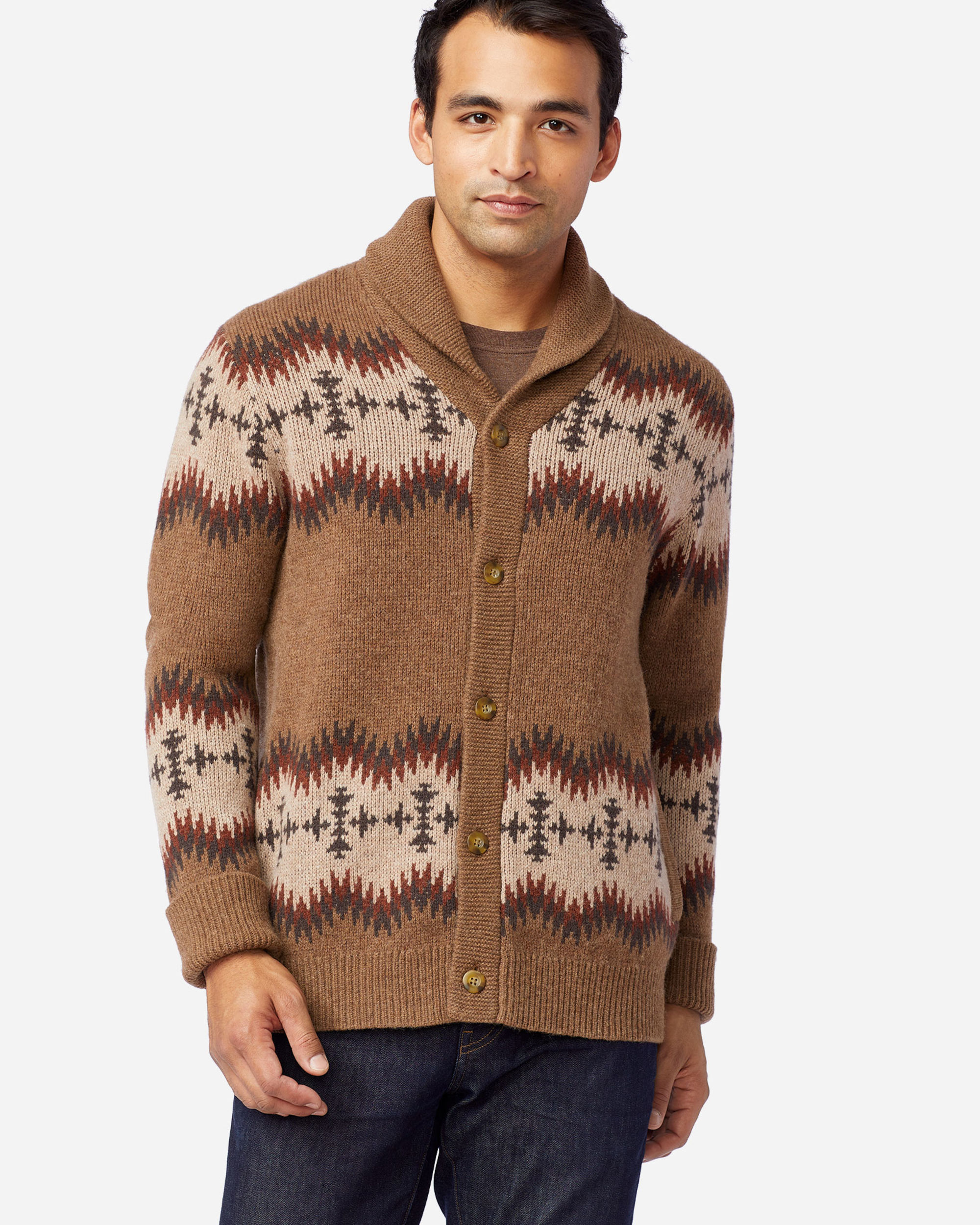 MEN'S SONORA LAMBSWOOL CARDIGAN | Pendleton