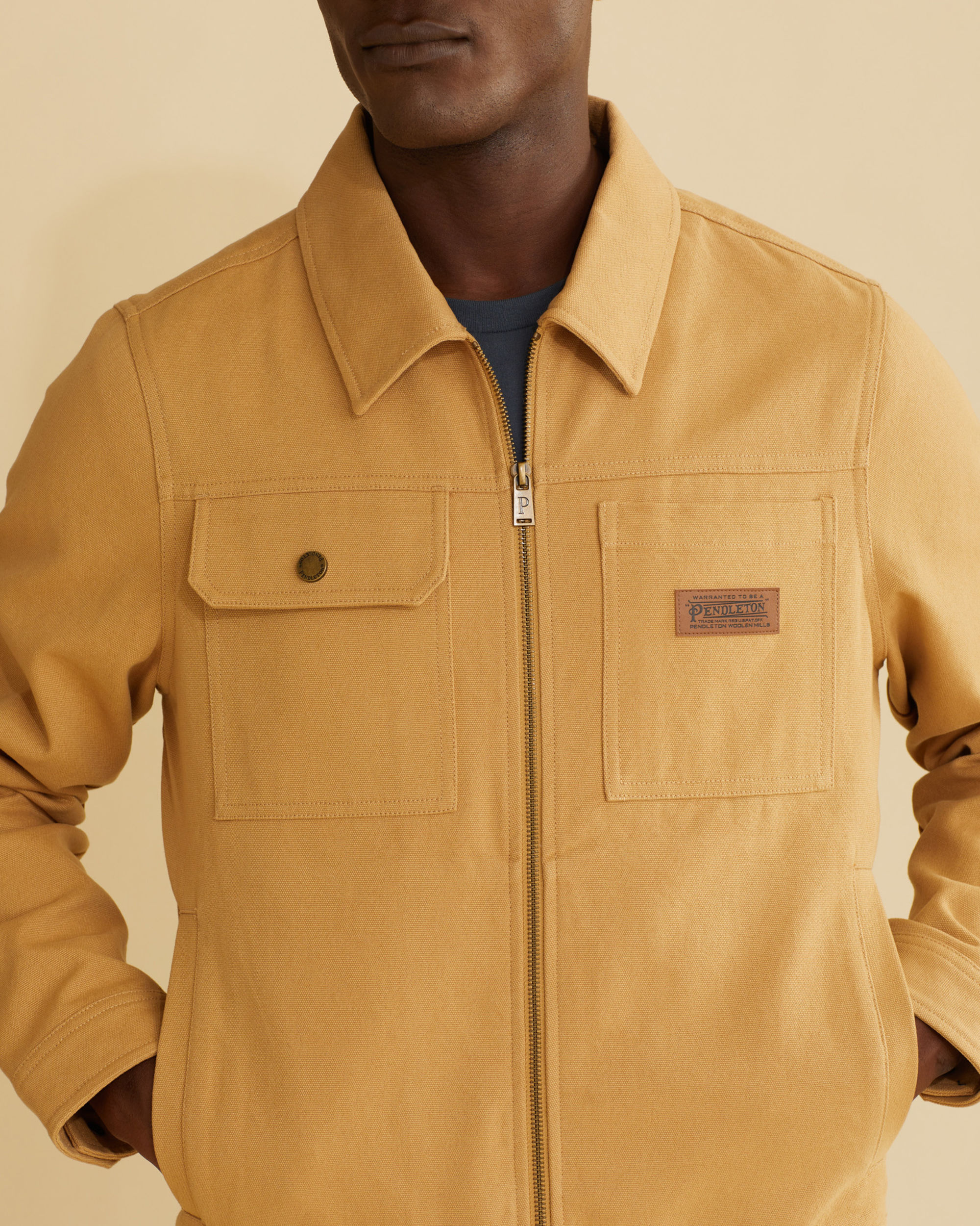 Men's Howie Canvas Trucker Jacket | Pendleton Woolen Mills
