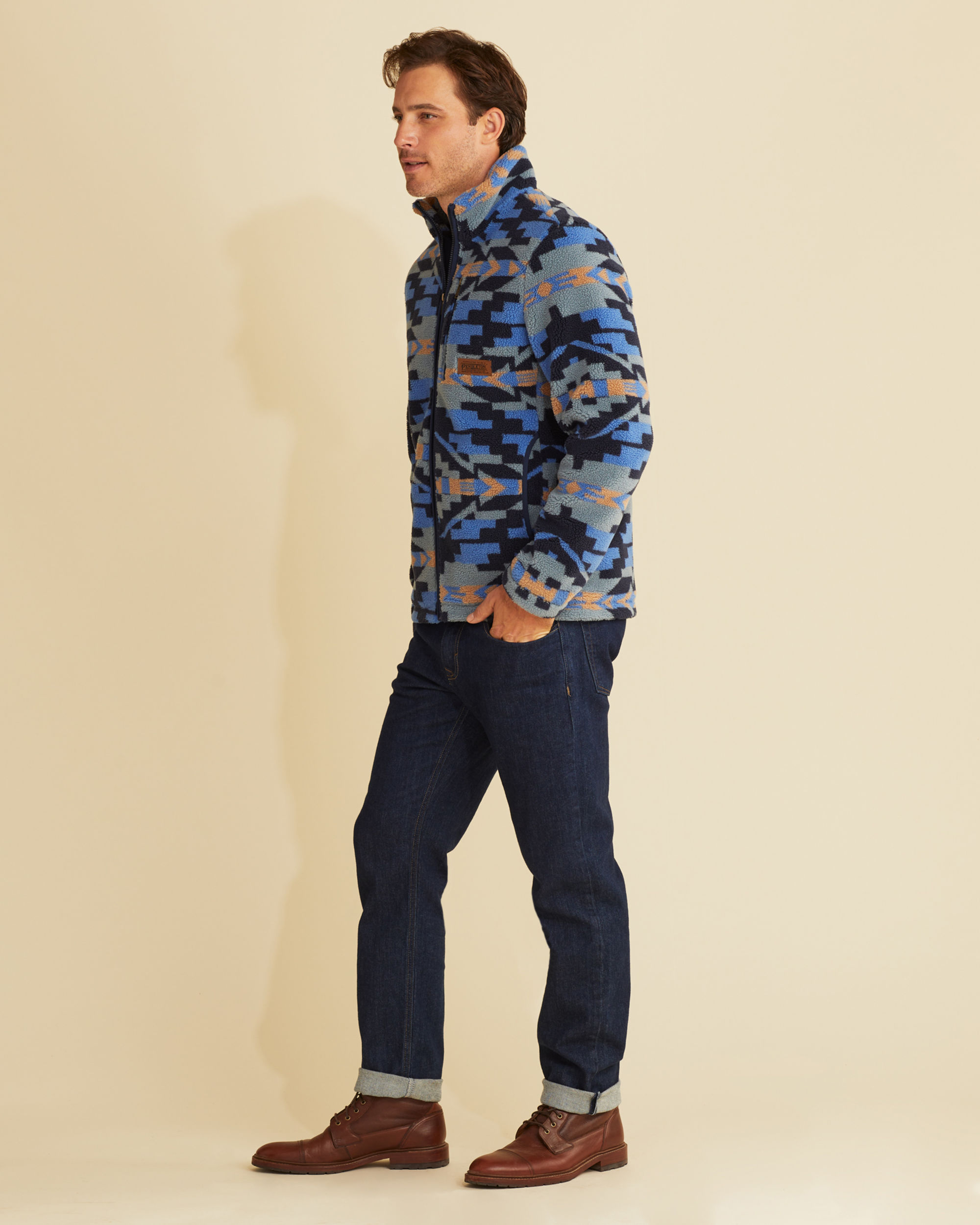 Men's Berber Fleece Zip Jacket | Pendleton