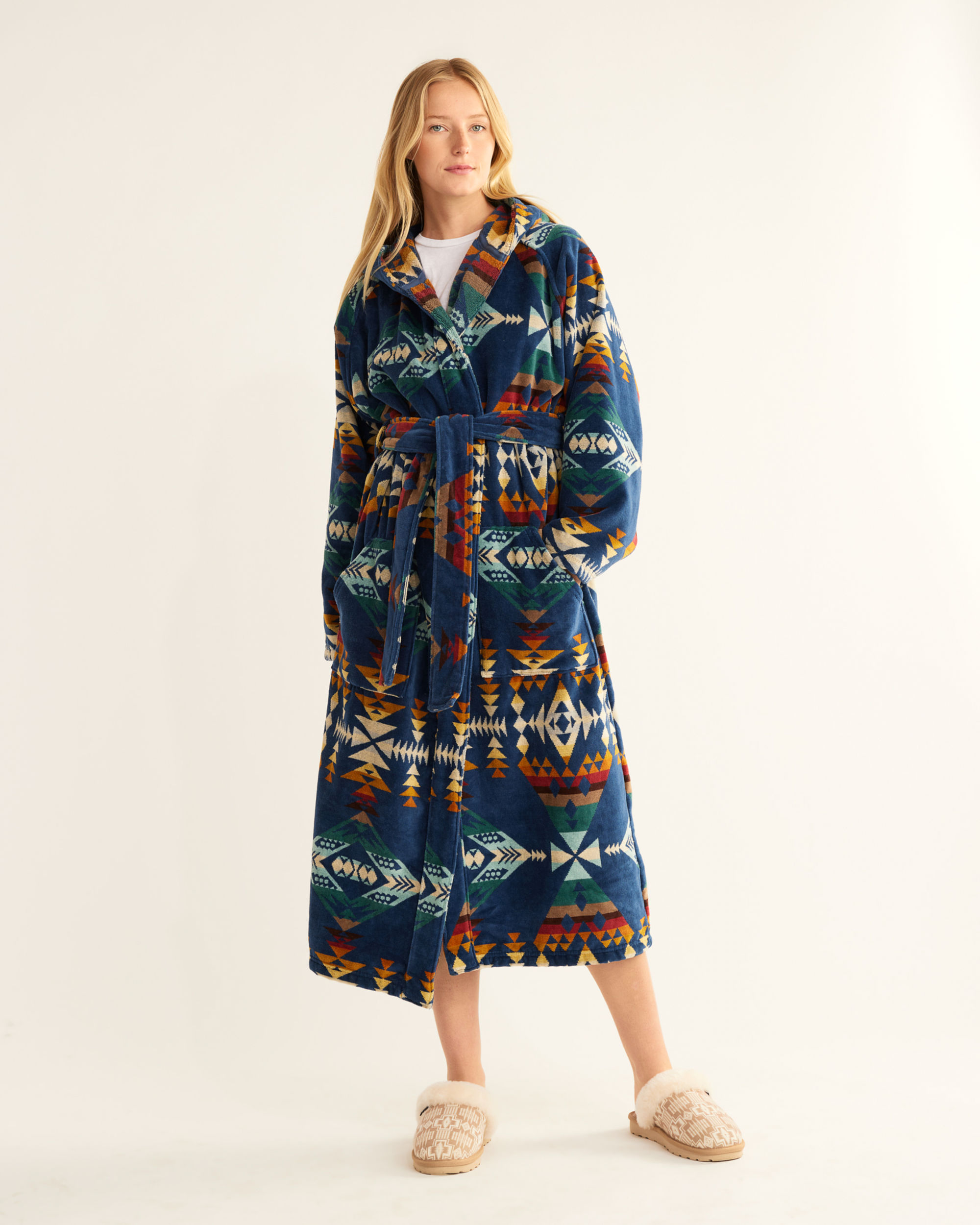 Browse & Shop Luxurious Cotton Terry Velour Robe | Pendleton