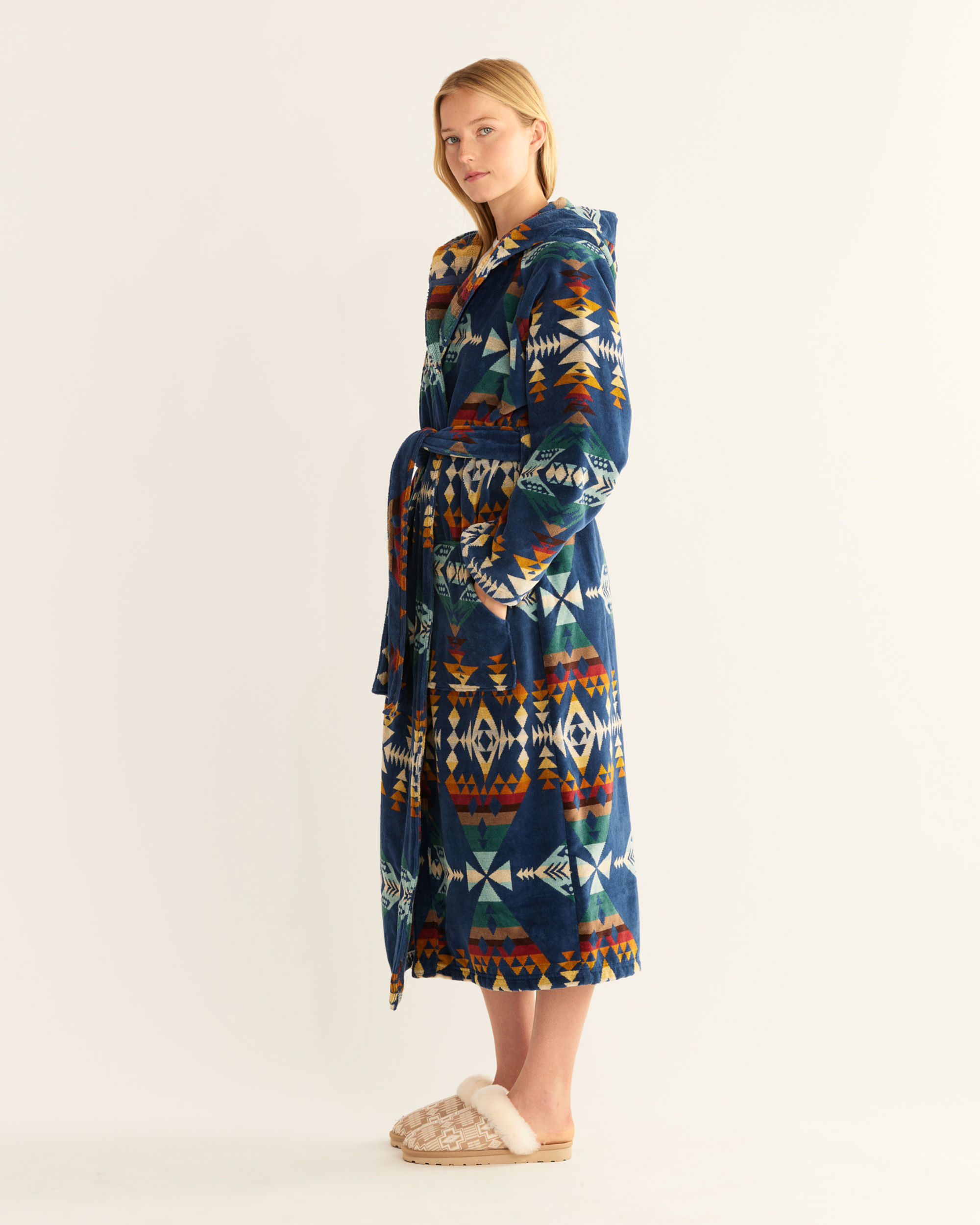 Browse & Shop Luxurious Cotton Terry Velour Robe | Pendleton