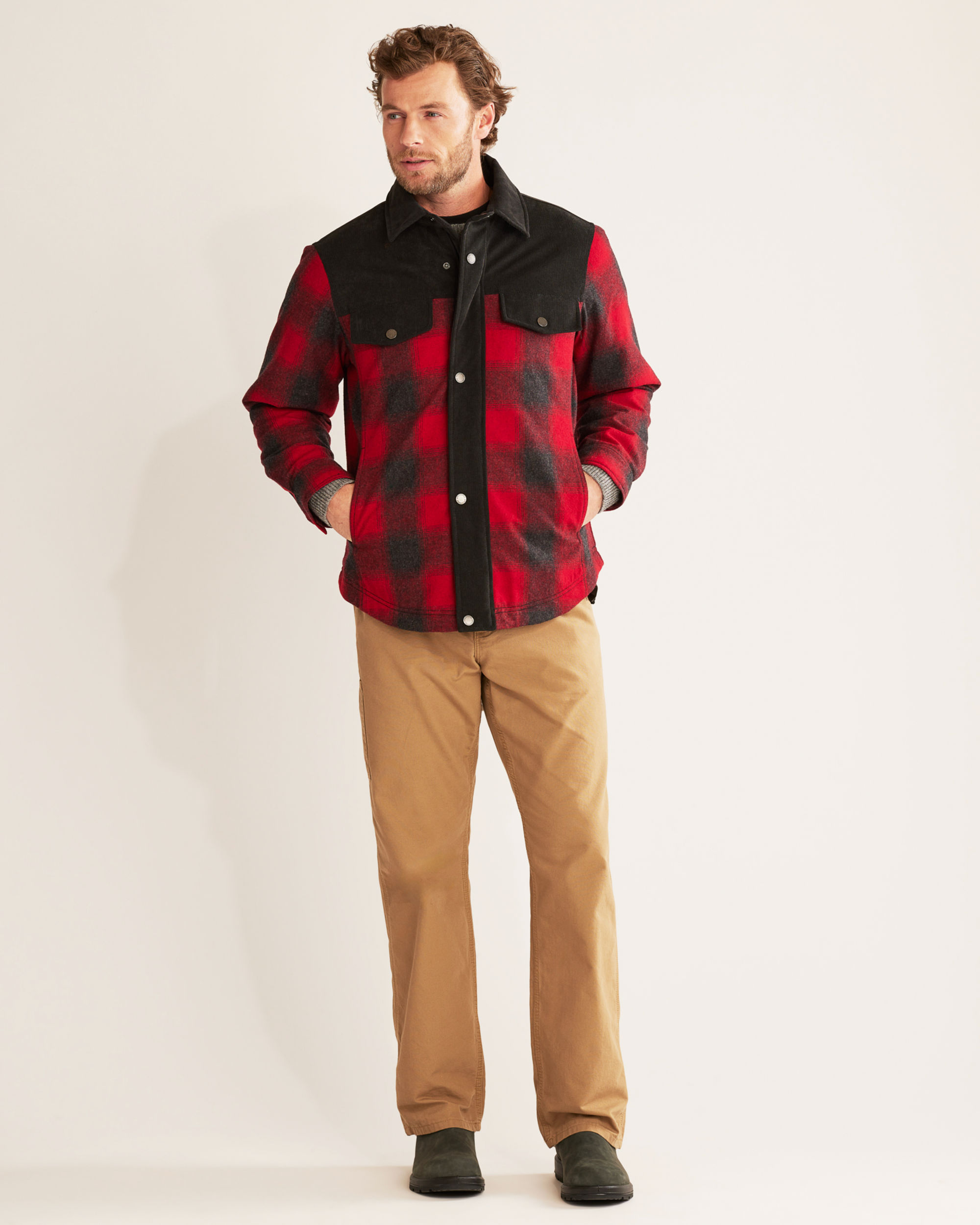 Stay Warm & Stylish in the Men's Timberline Shirt Jacket | Pendleton