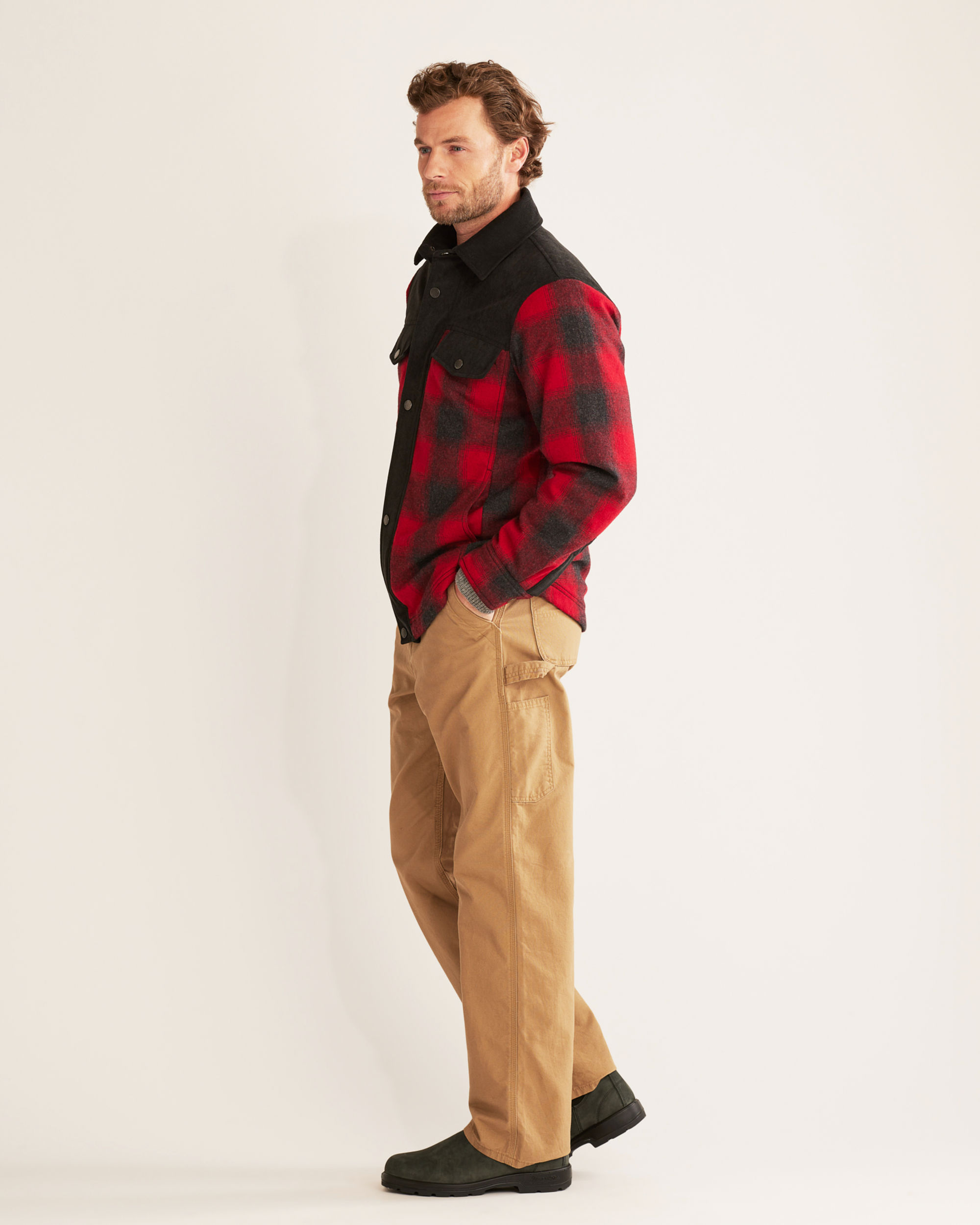 Stay Warm & Stylish in the Men's Timberline Shirt Jacket | Pendleton