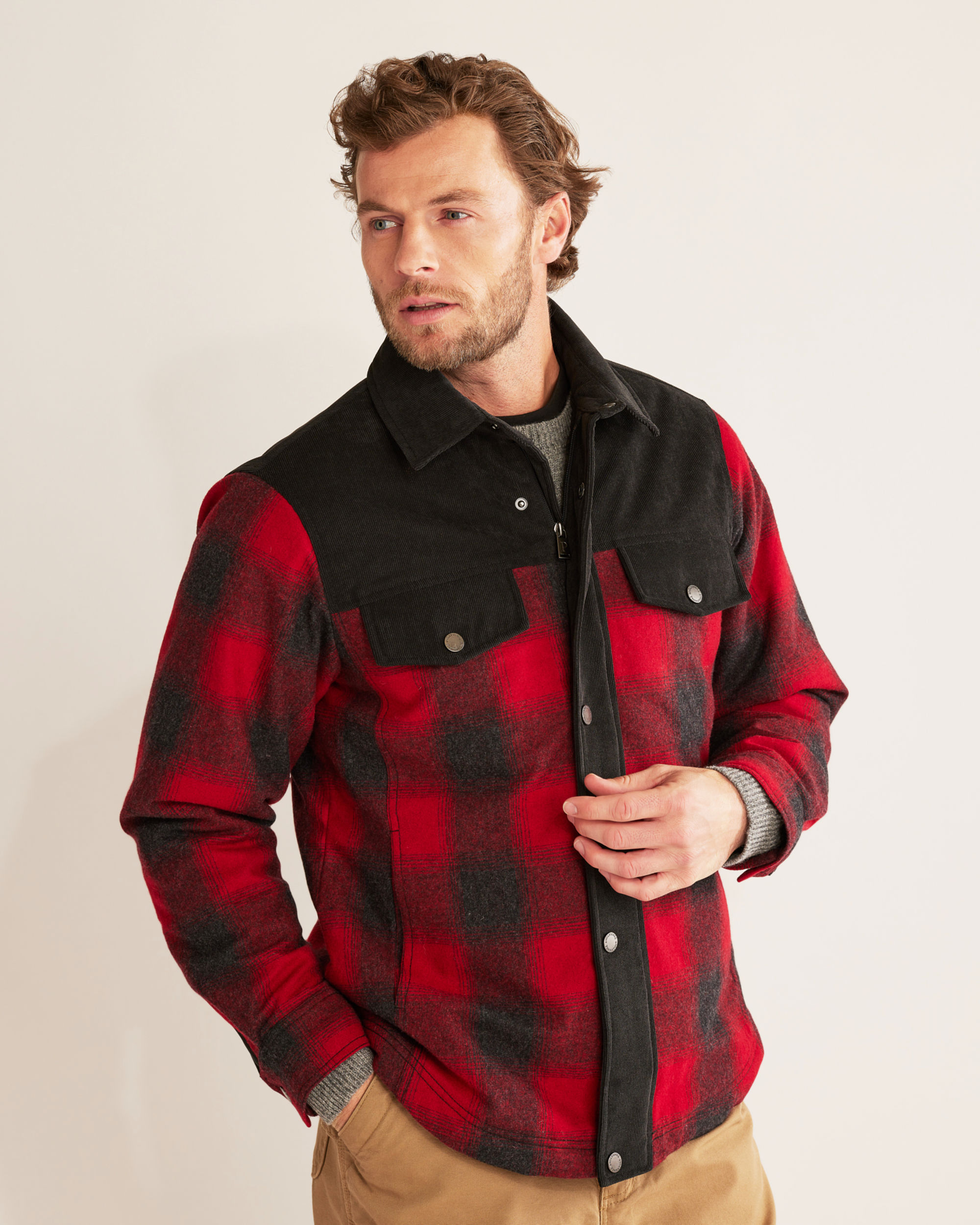 Stay Warm & Stylish in the Men's Timberline Shirt Jacket | Pendleton
