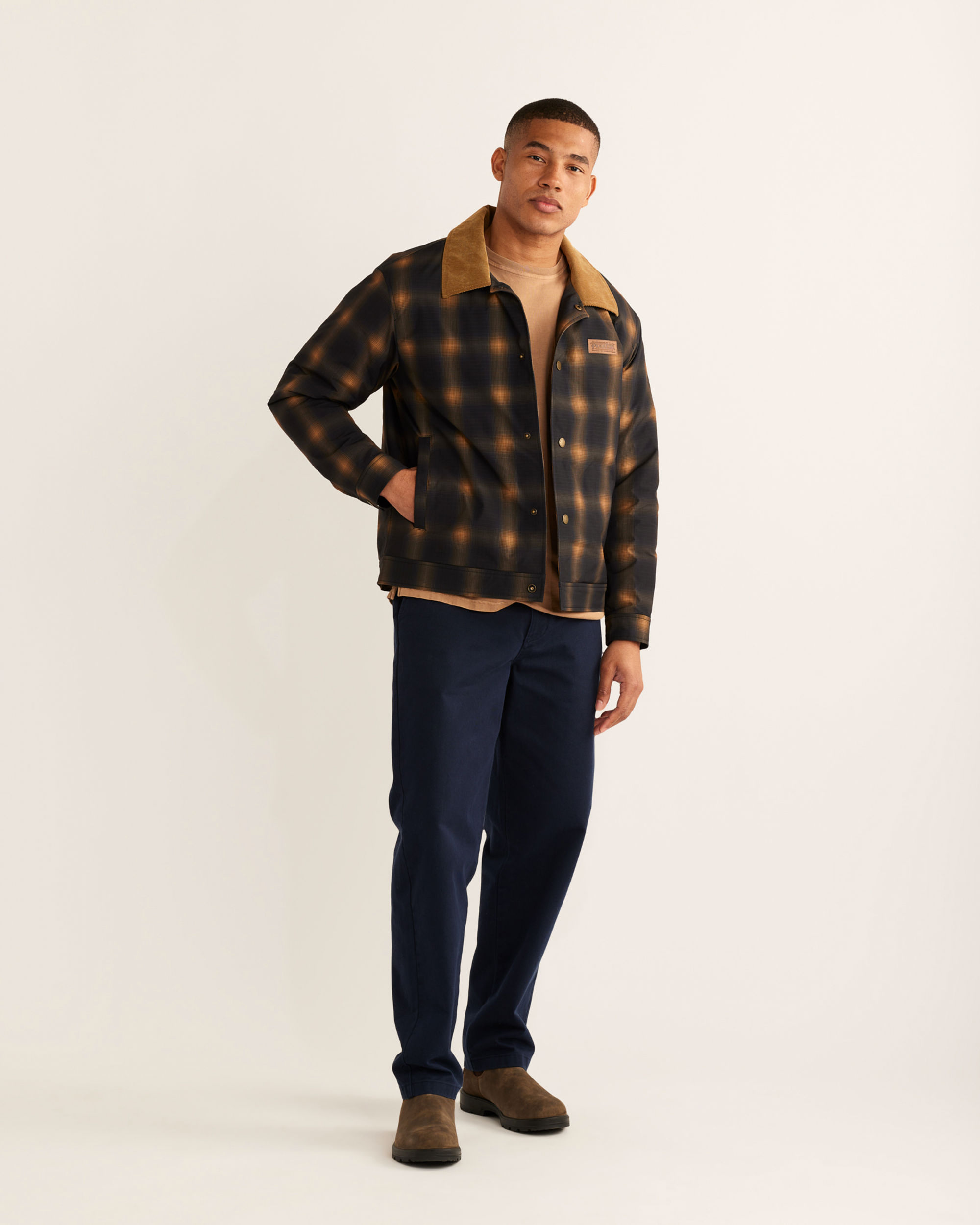 Look Sharp in the Men's Pedro Stadium Trucker Jacket | Pendleton