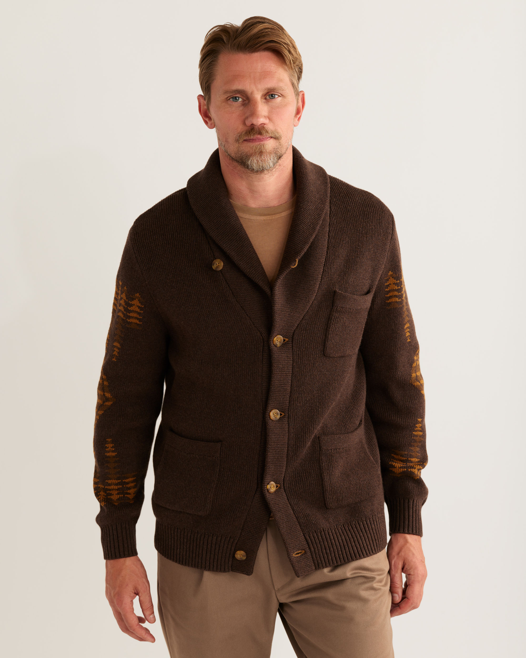 MEN'S HARDING COTTON CARDIGAN | Pendleton