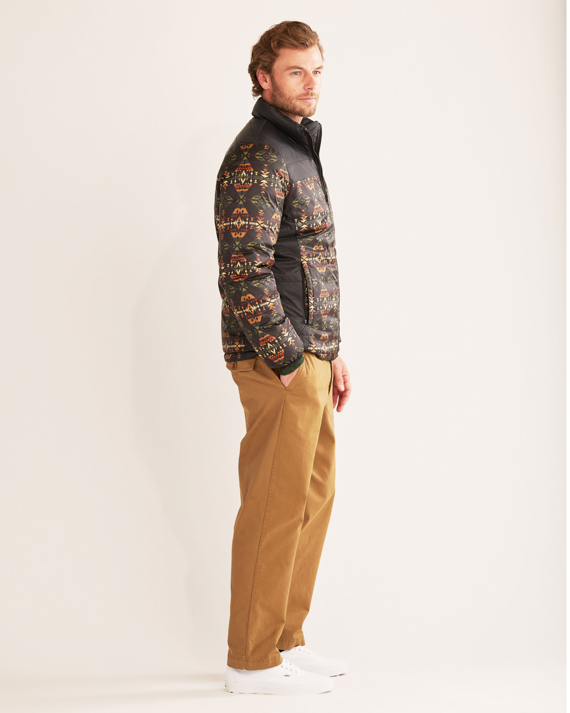 Stay Warm & Stylish in Men's Genesee Reversible Down Jacket | Pendleton