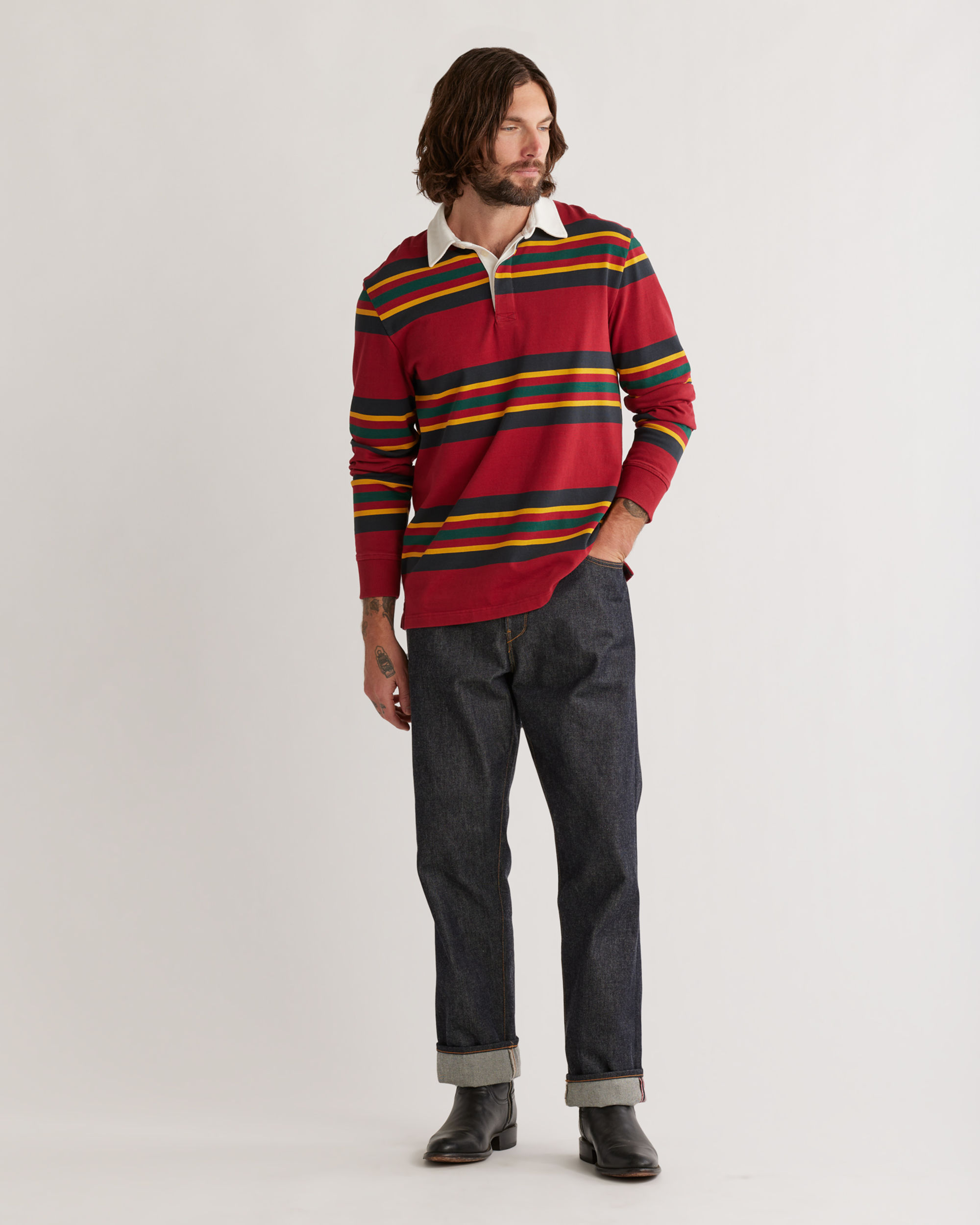 Shop Our Pendleton Unisex Decker Rugby Stripe Shirt | Pendleton