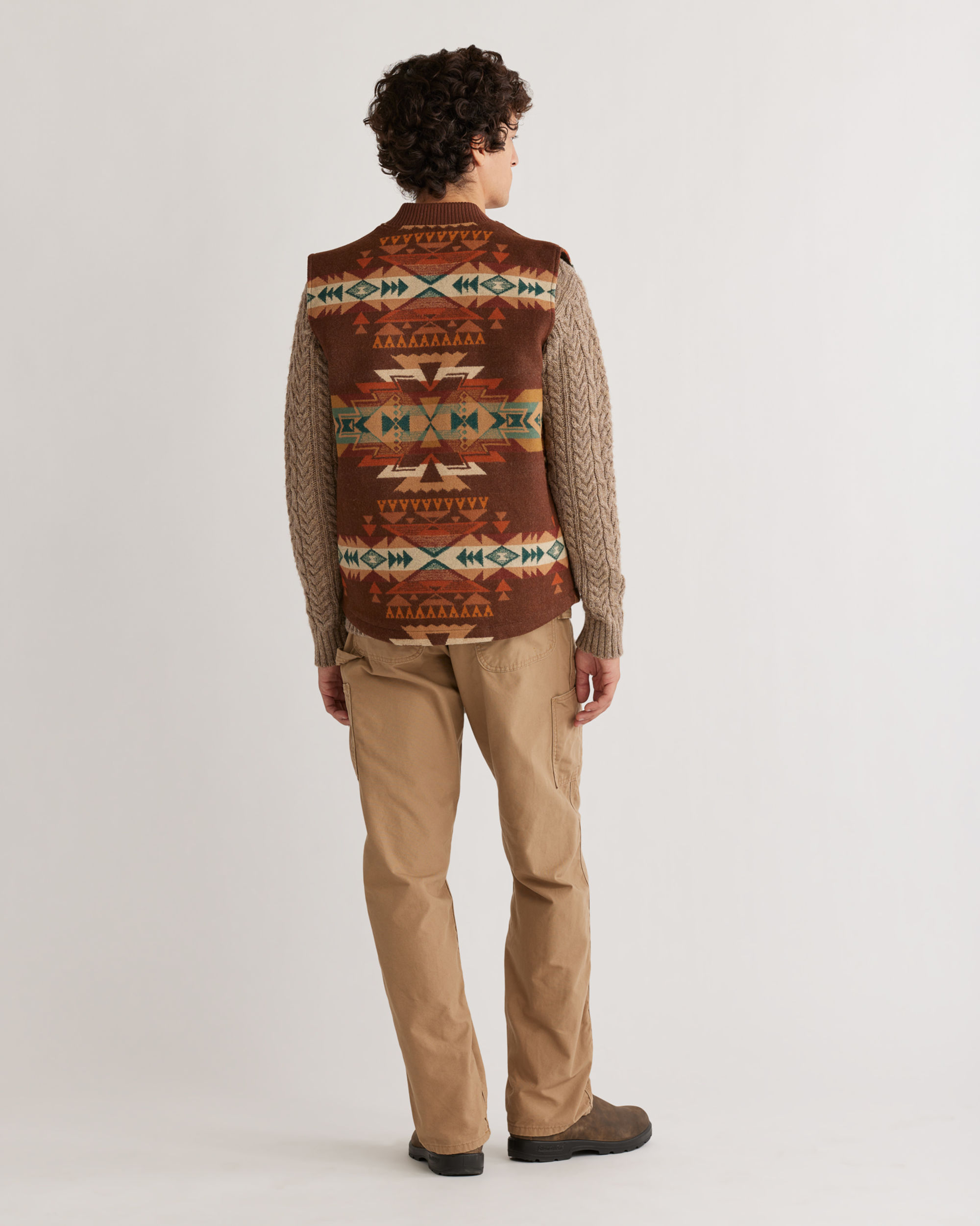 Shop Our Pendleton Men's Parkdale Quilted Snap Wool Vest | Pendleton