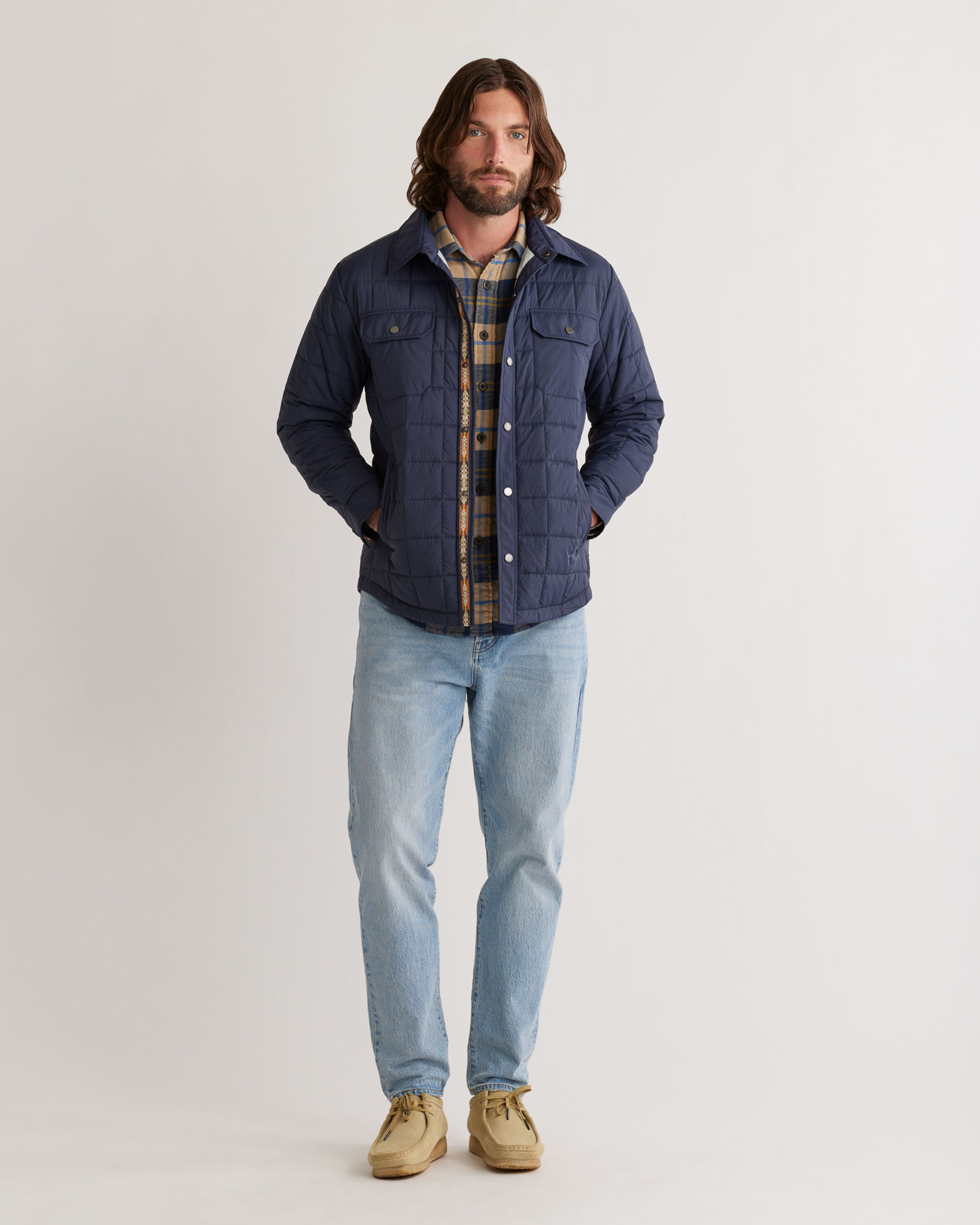 Shop Our Pendleton Men's Quilted Arroyo Shirt Jacket | Pendleton