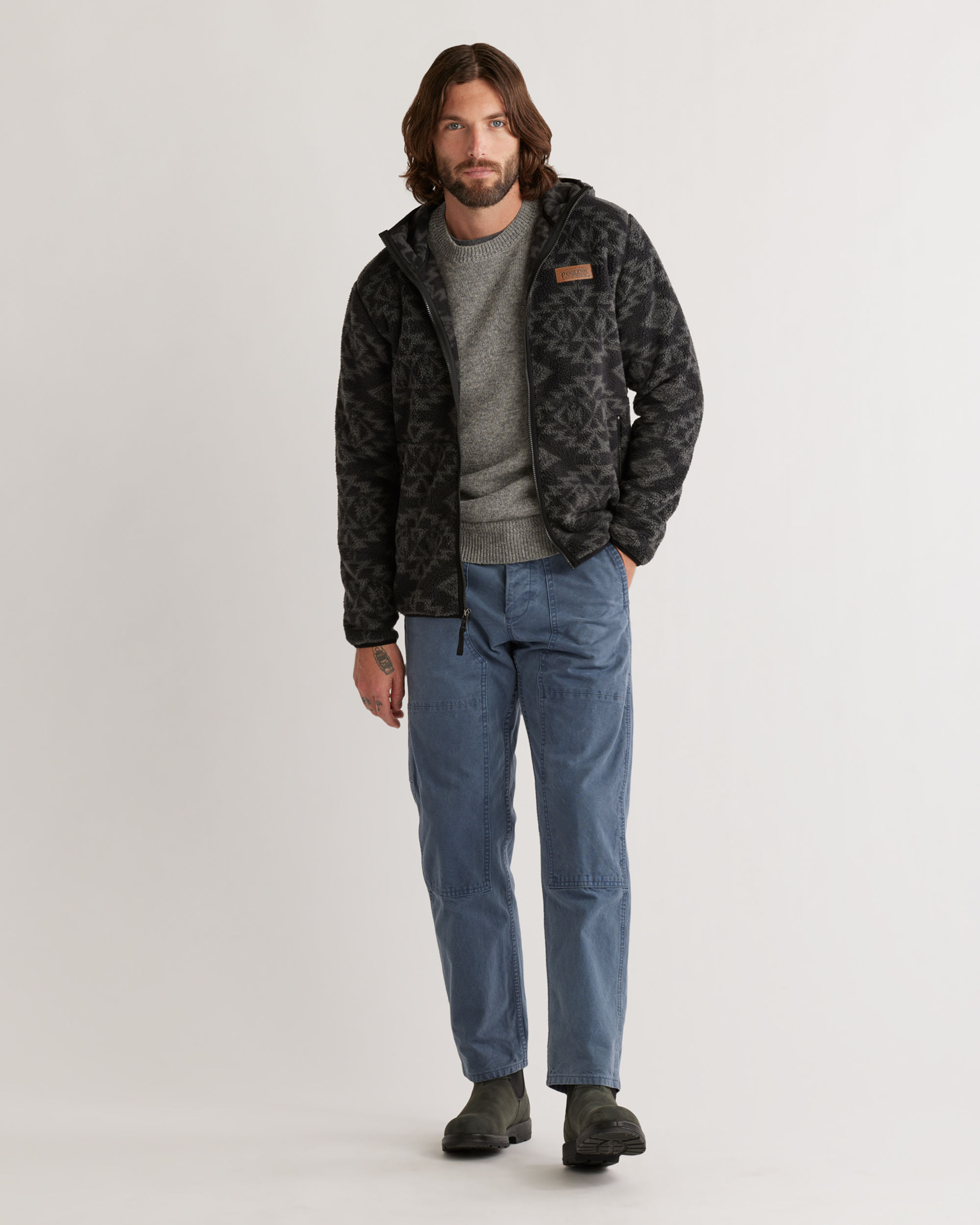 Shop Our Pendleton Men's Fleece Hooded Jacket | Pendleton