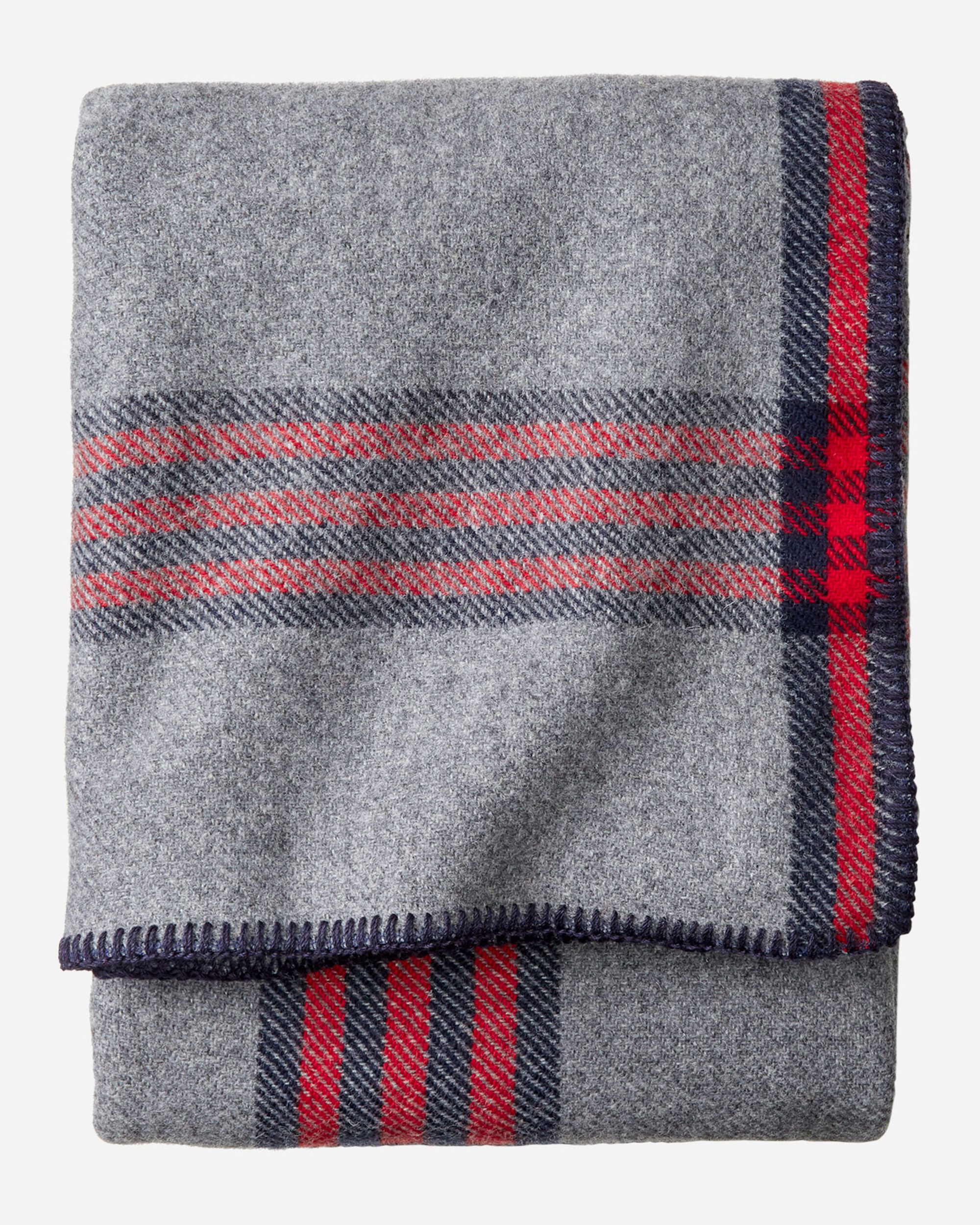 Shop Eco-Wise Wool Plaid/Stripe Blanket | Pendleton