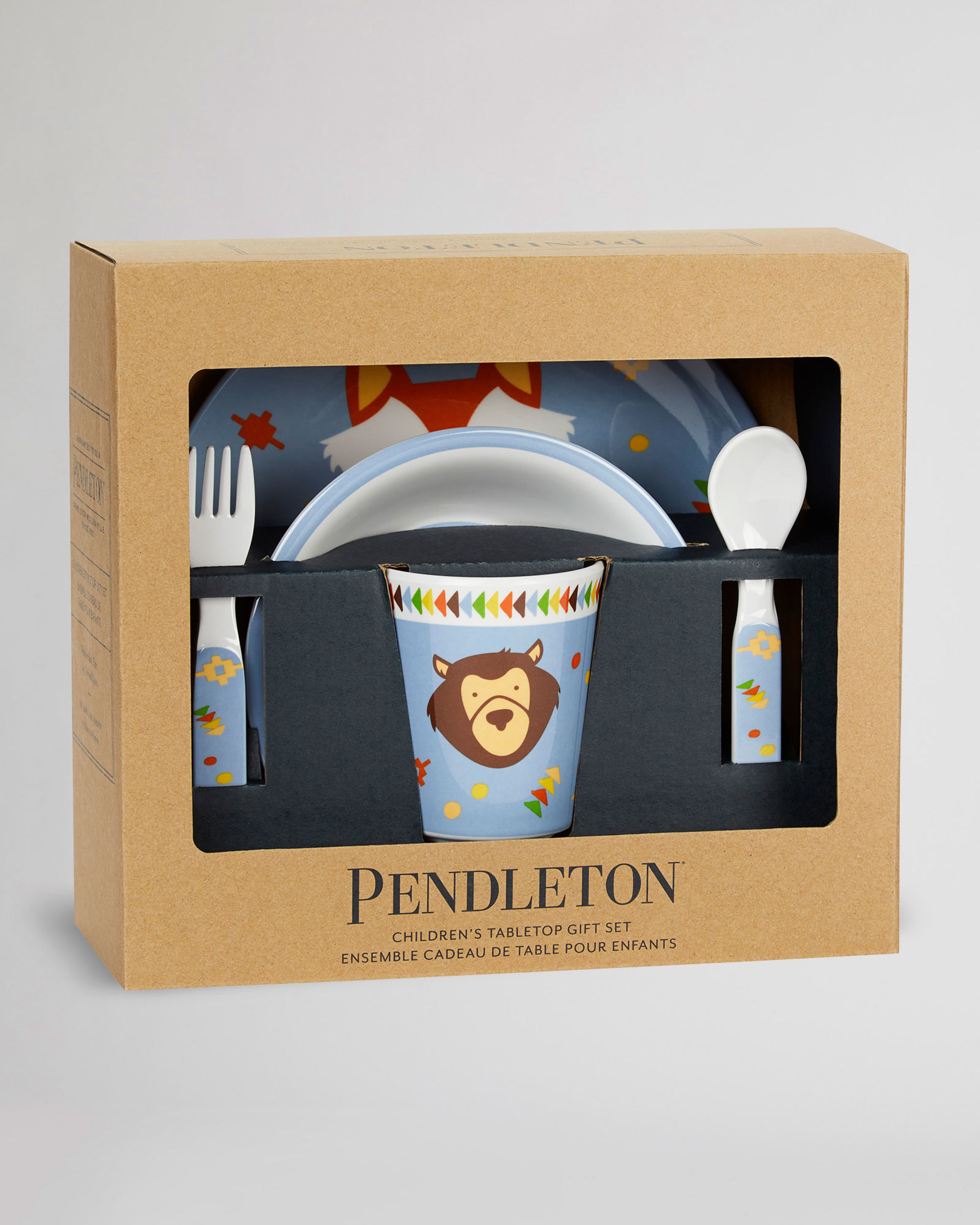 Kids' Woodland Neighbors Melamine Dish Set | Pendleton