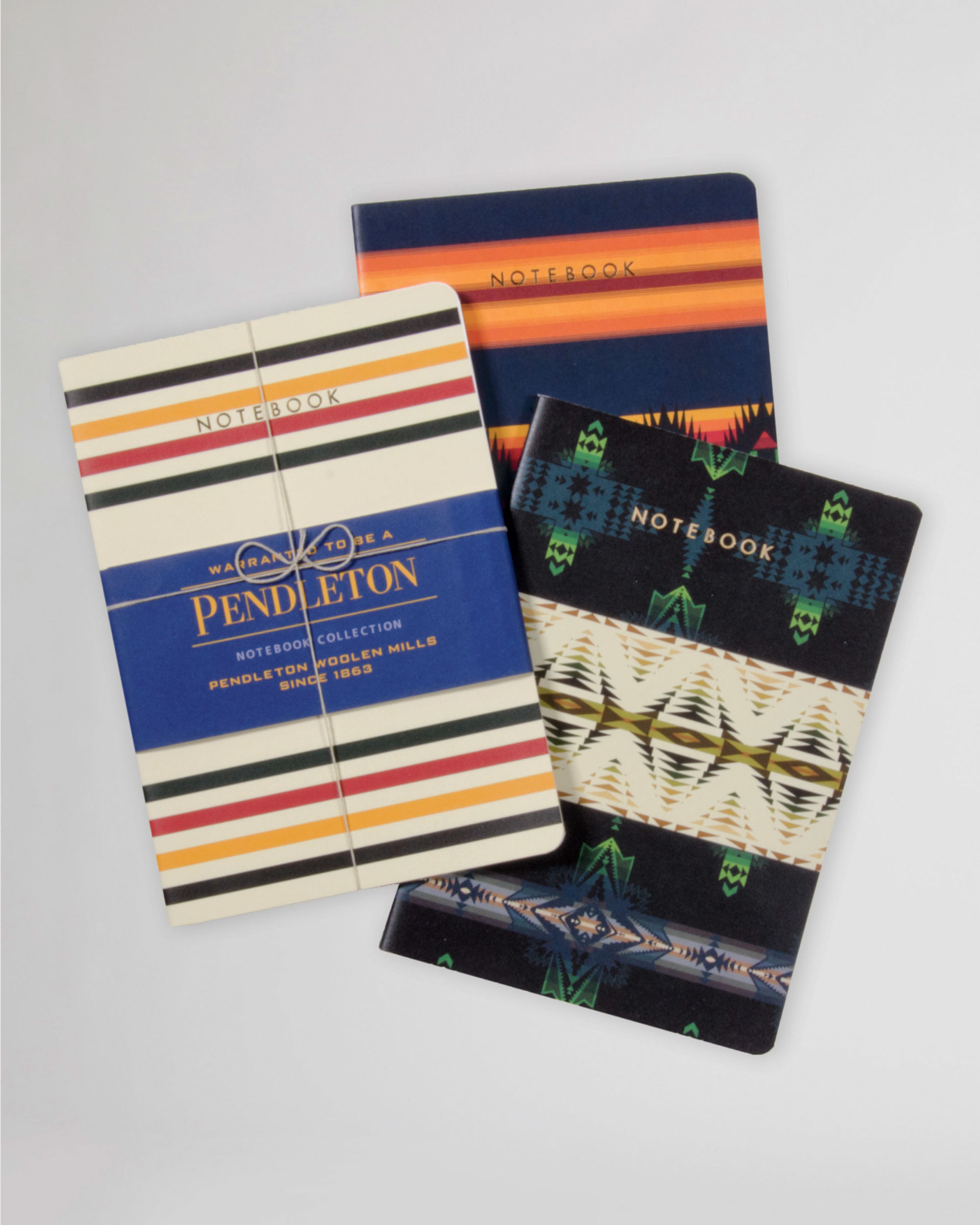 Notebooks, Set Of 3 | Pendleton