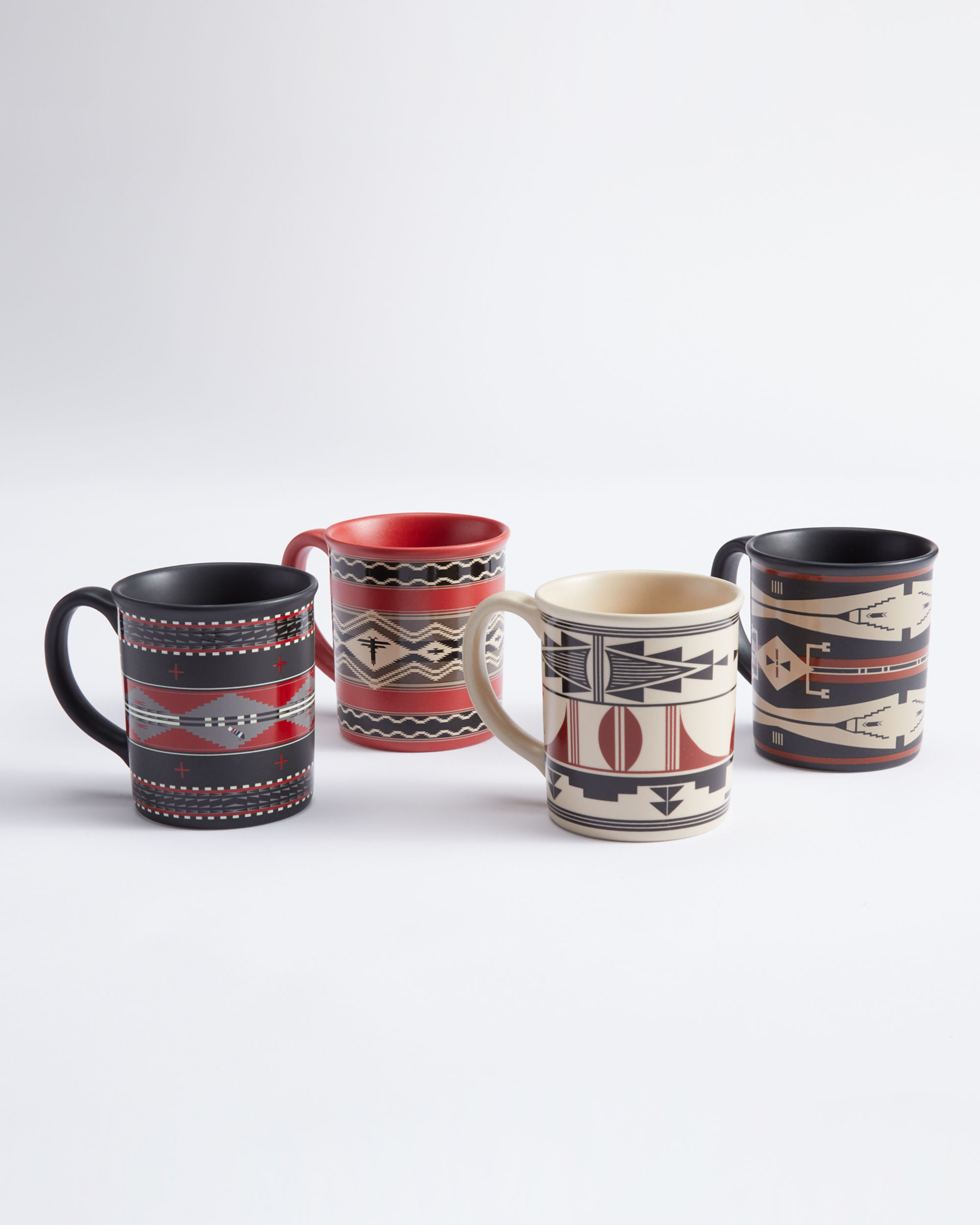 American Indian College Fund Mugs, Set Of 4 | Pendleton Woolen Mills