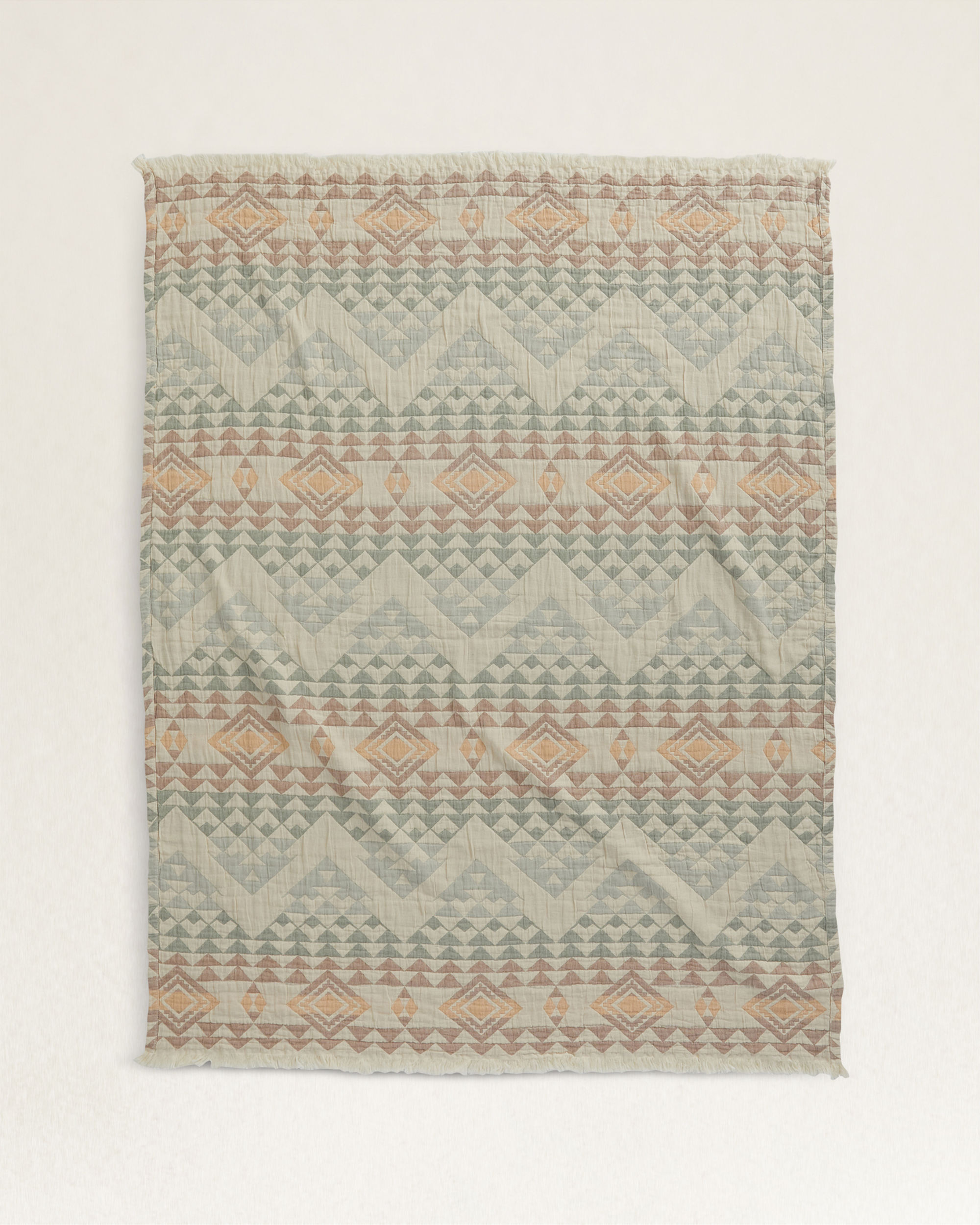 Shop Organic Cotton Fringed Throw Blanket | Pendleton Shop Organic Cotton Fringed Throw Blanket | Pendleton