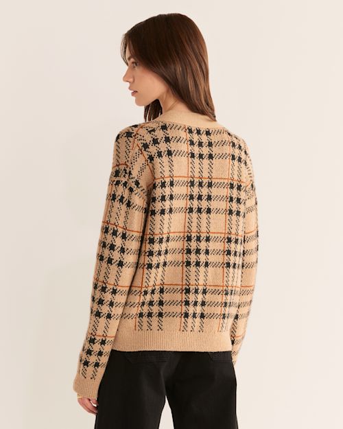 Look Luxurious in the Women's Luxe Plaid Cardigan | Pendleton