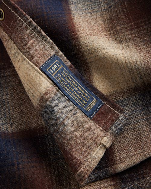 MEN'S PLAID ELBOW-PATCH TRAIL SHIRT | Pendleton